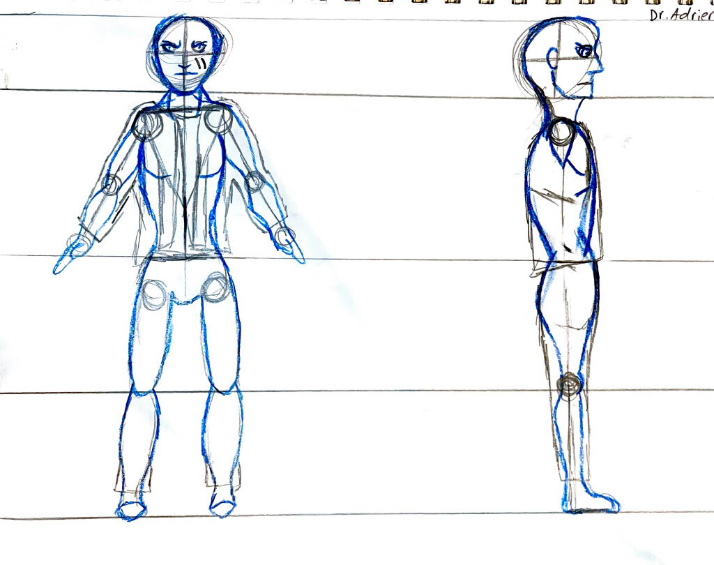 ArtStation - Handrawing: Outcasts Dr. Adrein