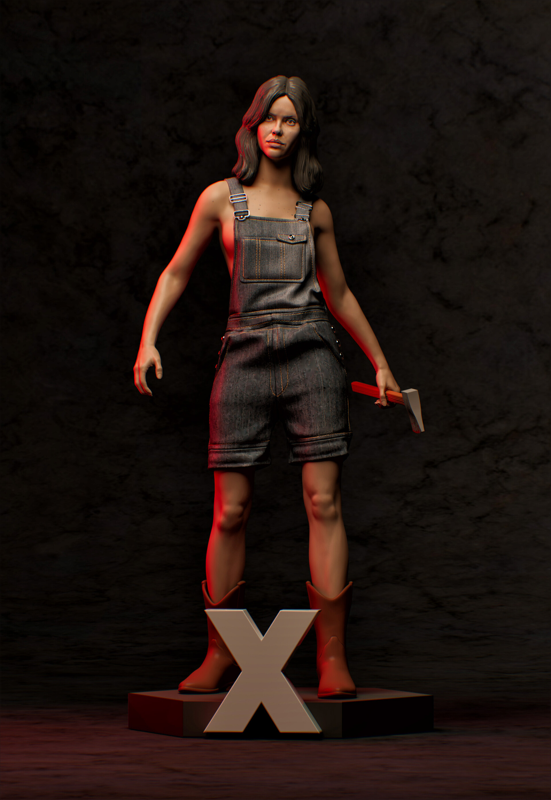 ArtStation - Maxine Minx fant art for 3D printing.