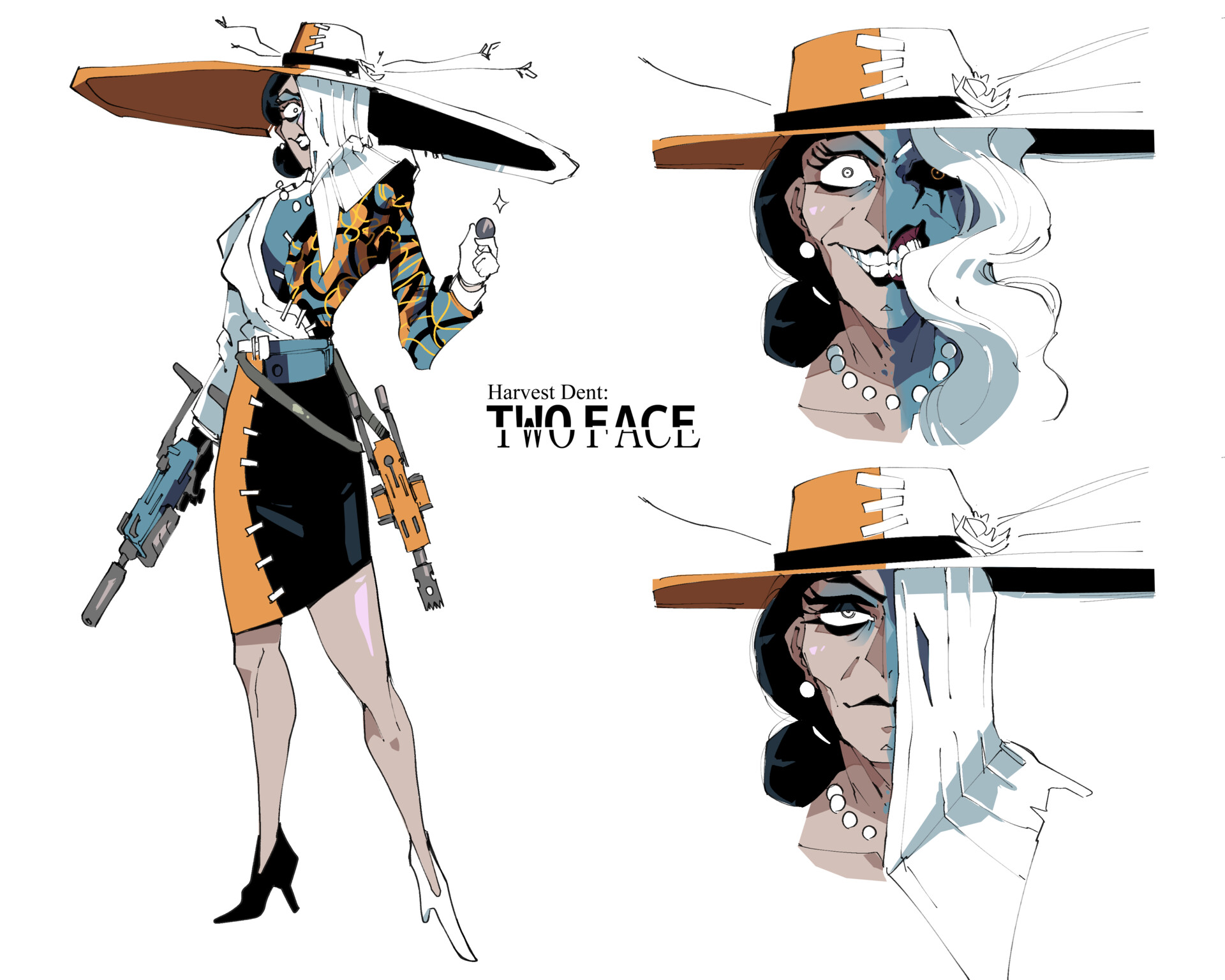 ArtStation - Harvest Dent Two Face