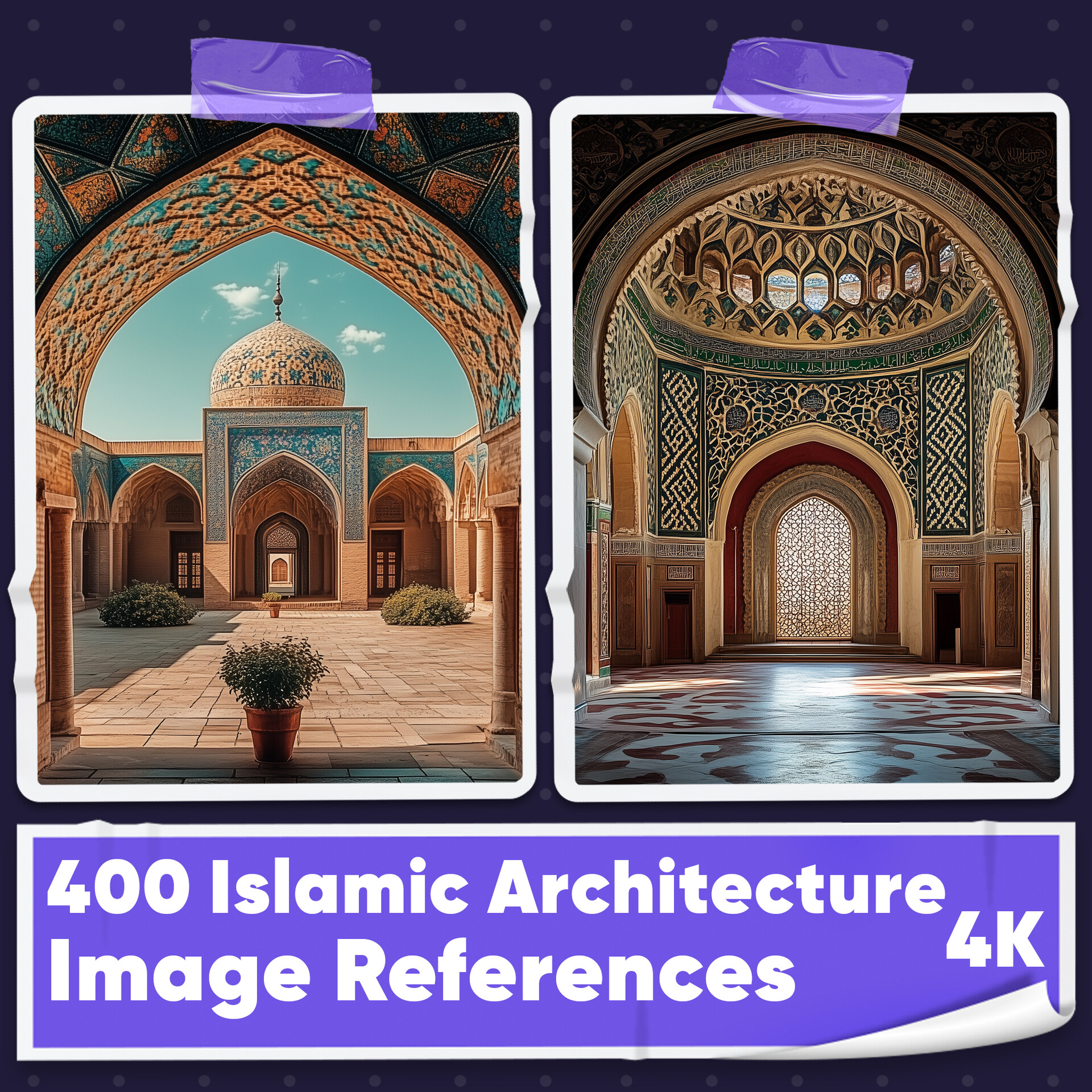 ArtStation - 400 Islamic Architecture Image References - Vol 01