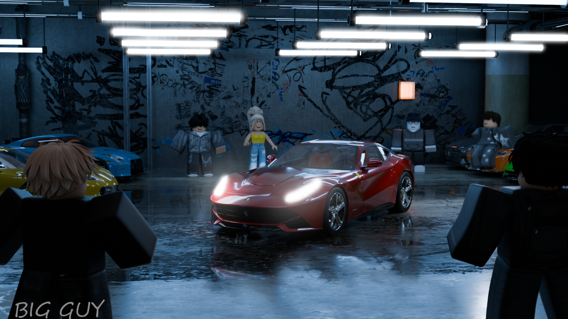ArtStation - car meet