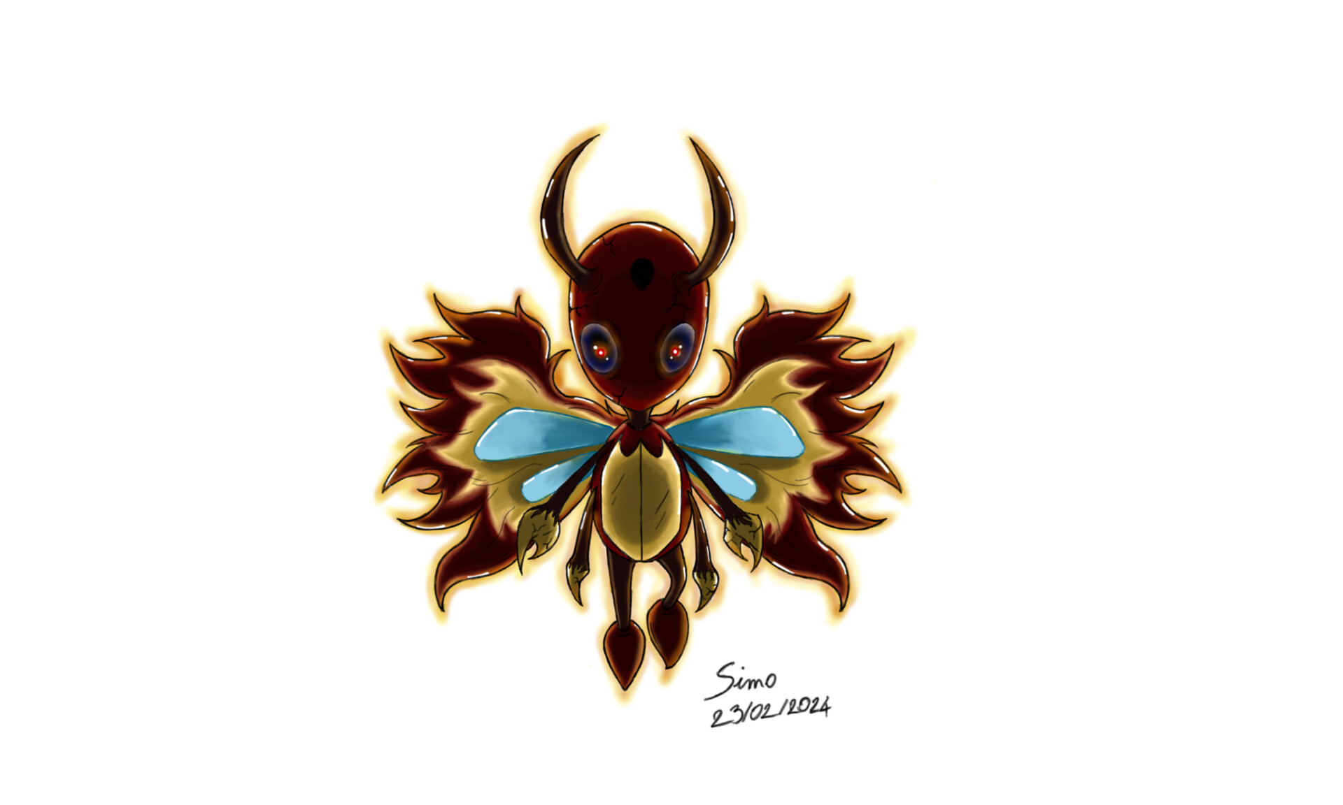 ArtStation - Hollow Ledian (fan-made version of Ledian from Pokémon)