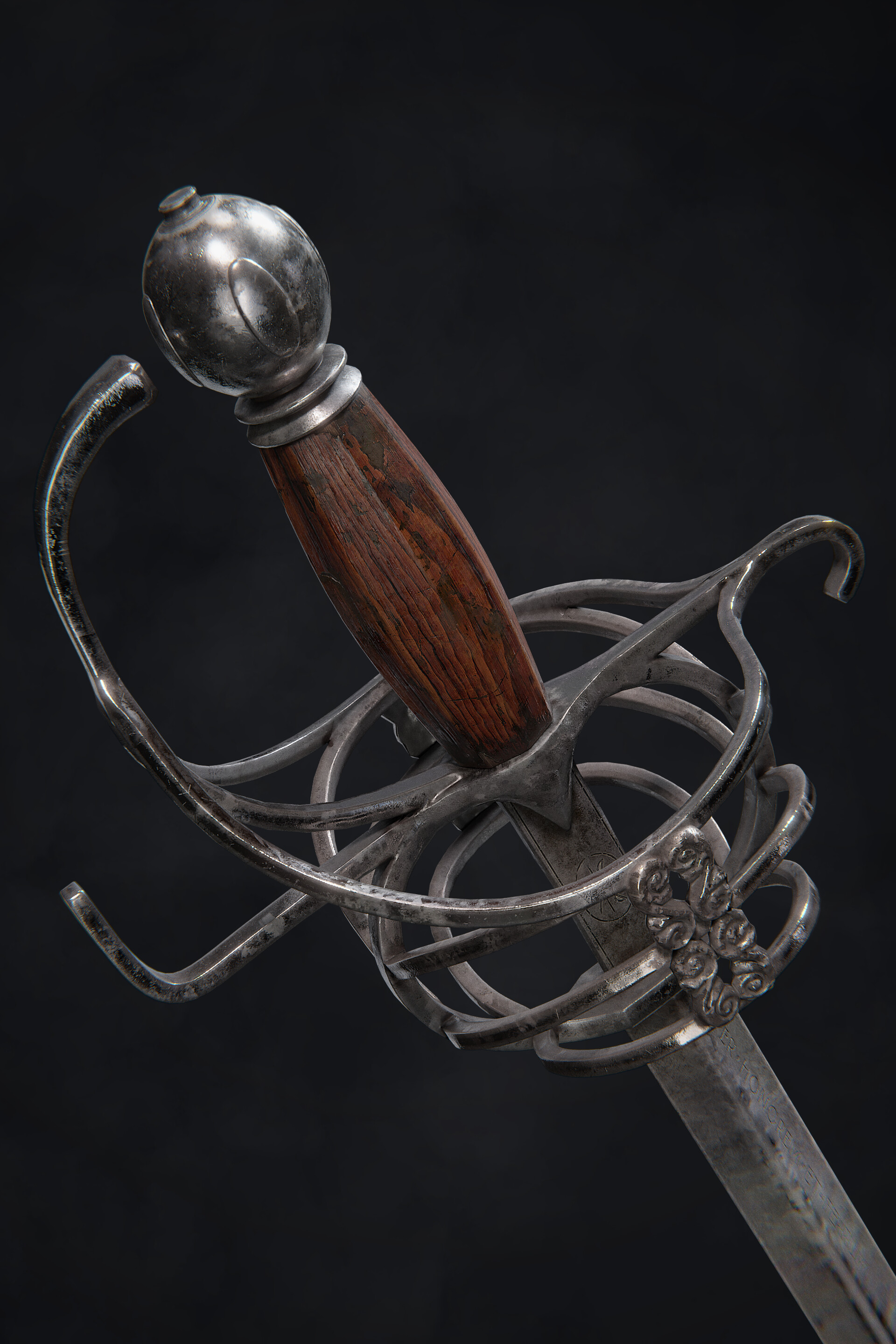 ArtStation - 17th-century rapier