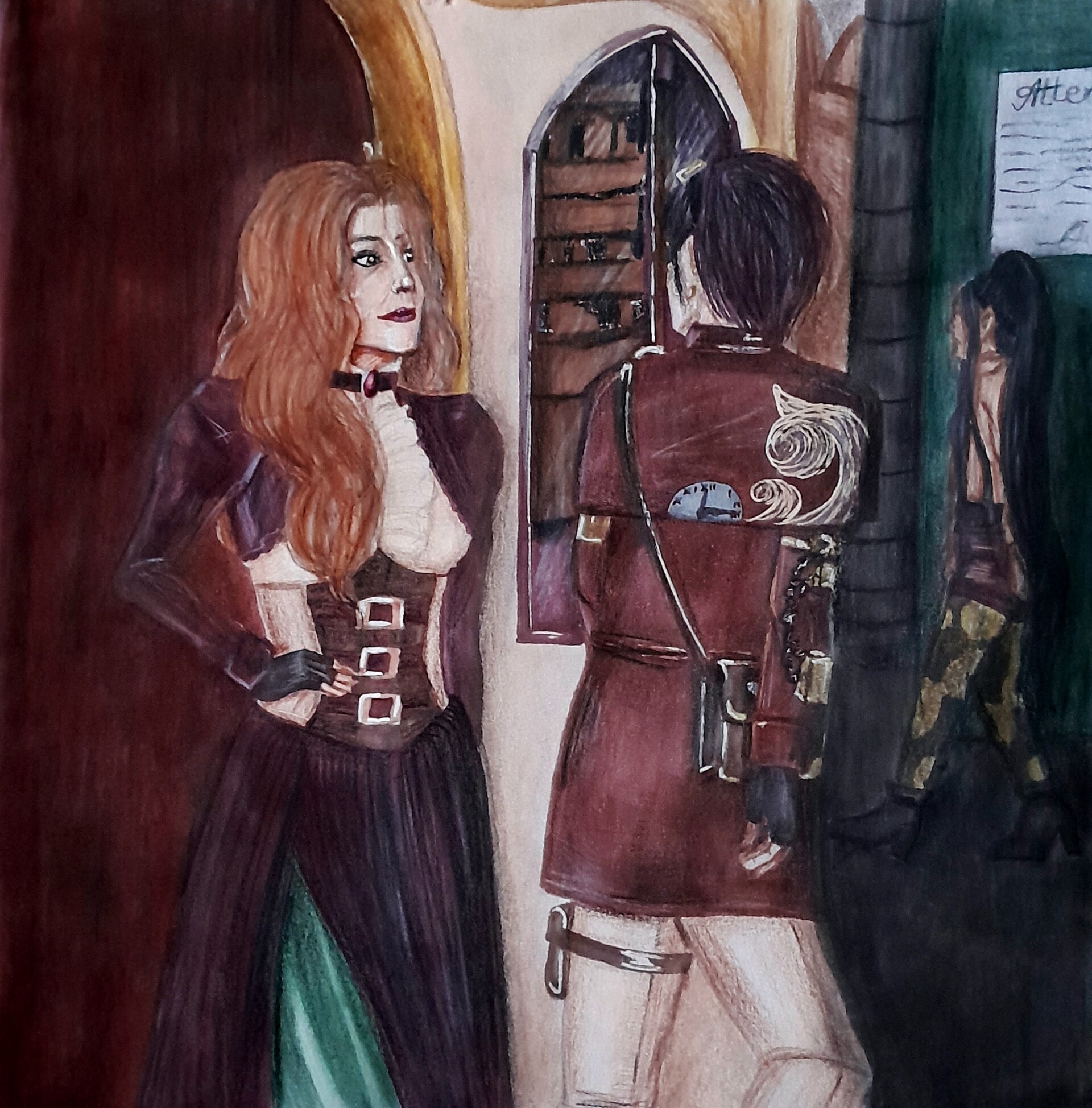 ArtStation - Rebecca and Fabian's first meeting