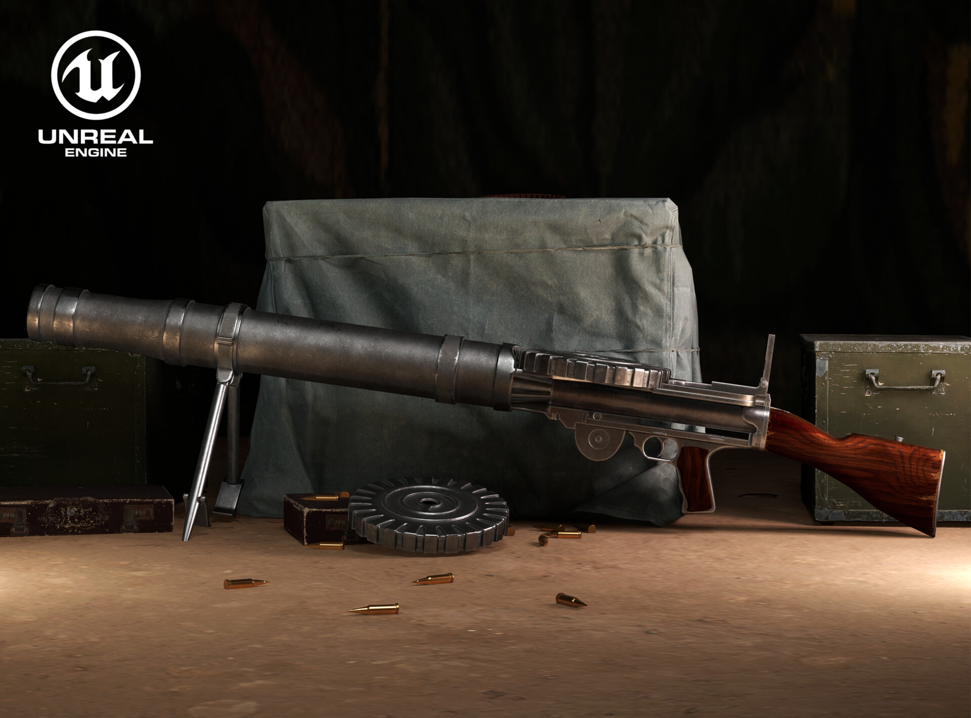 ArtStation - Lewis Gun / Empire of Sin