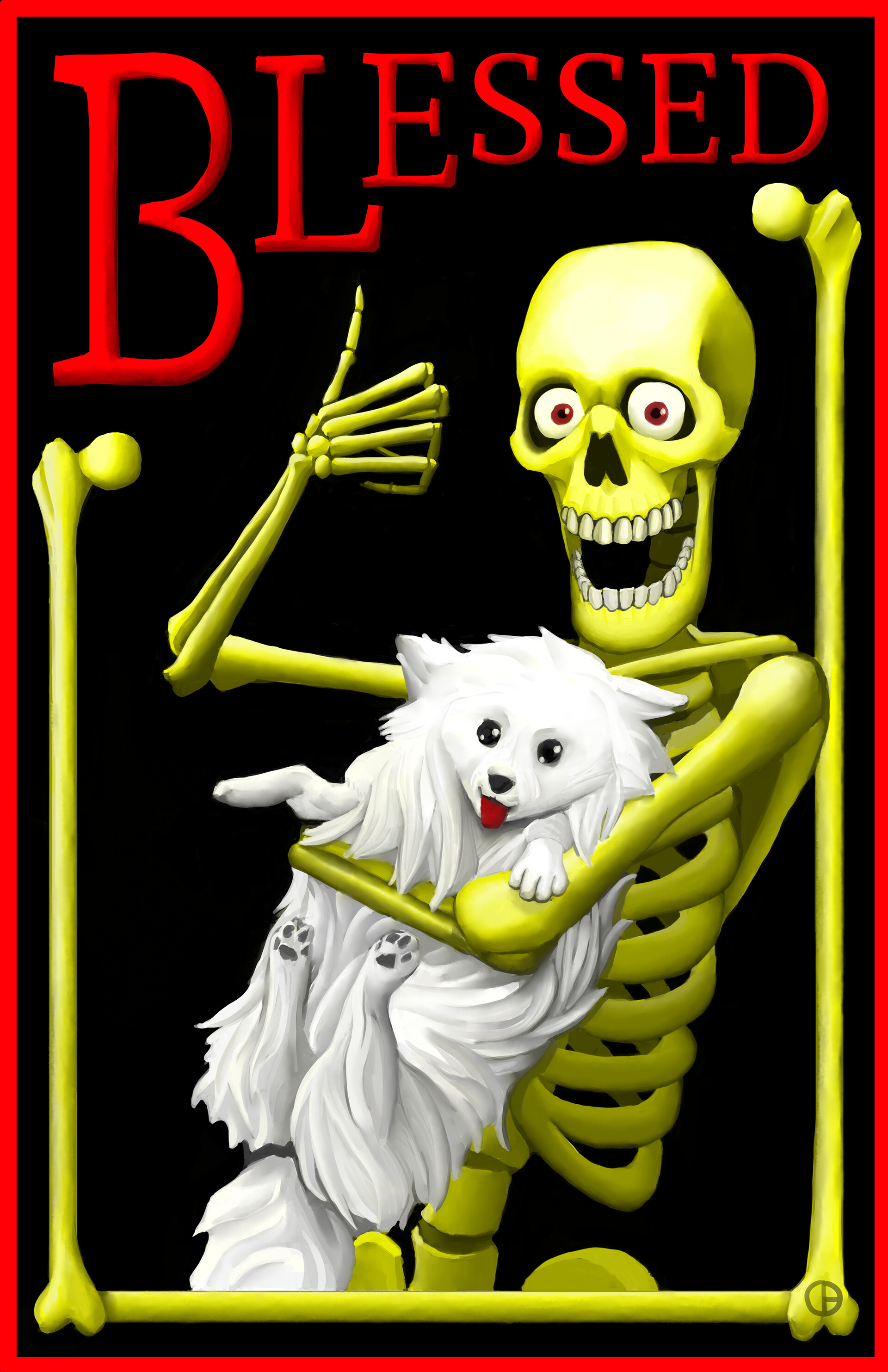 ArtStation - Blessed Skeleton Poster