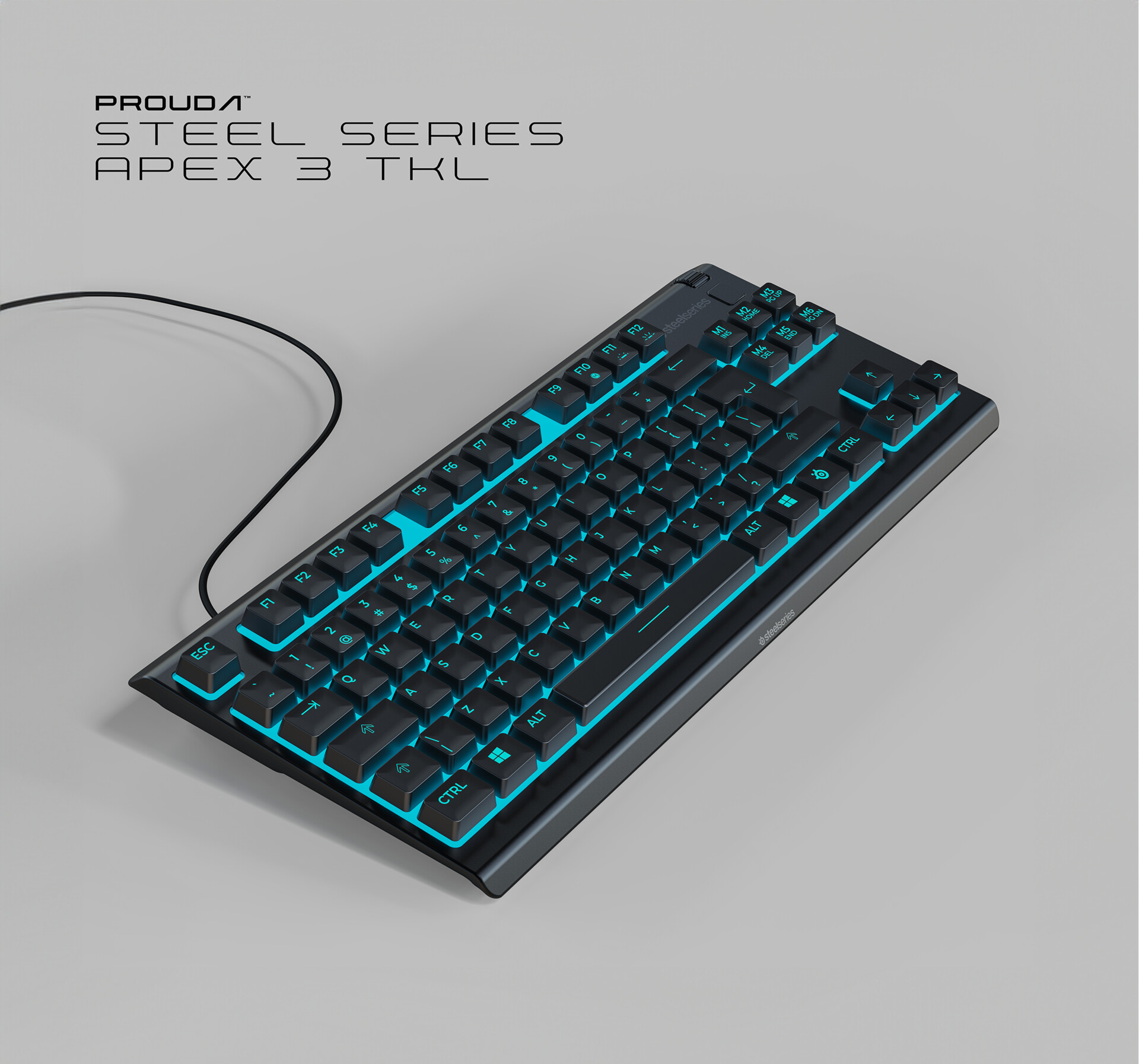 ArtStation - SteelSeries APEX 3 TKL gaming keyboard (3D model)