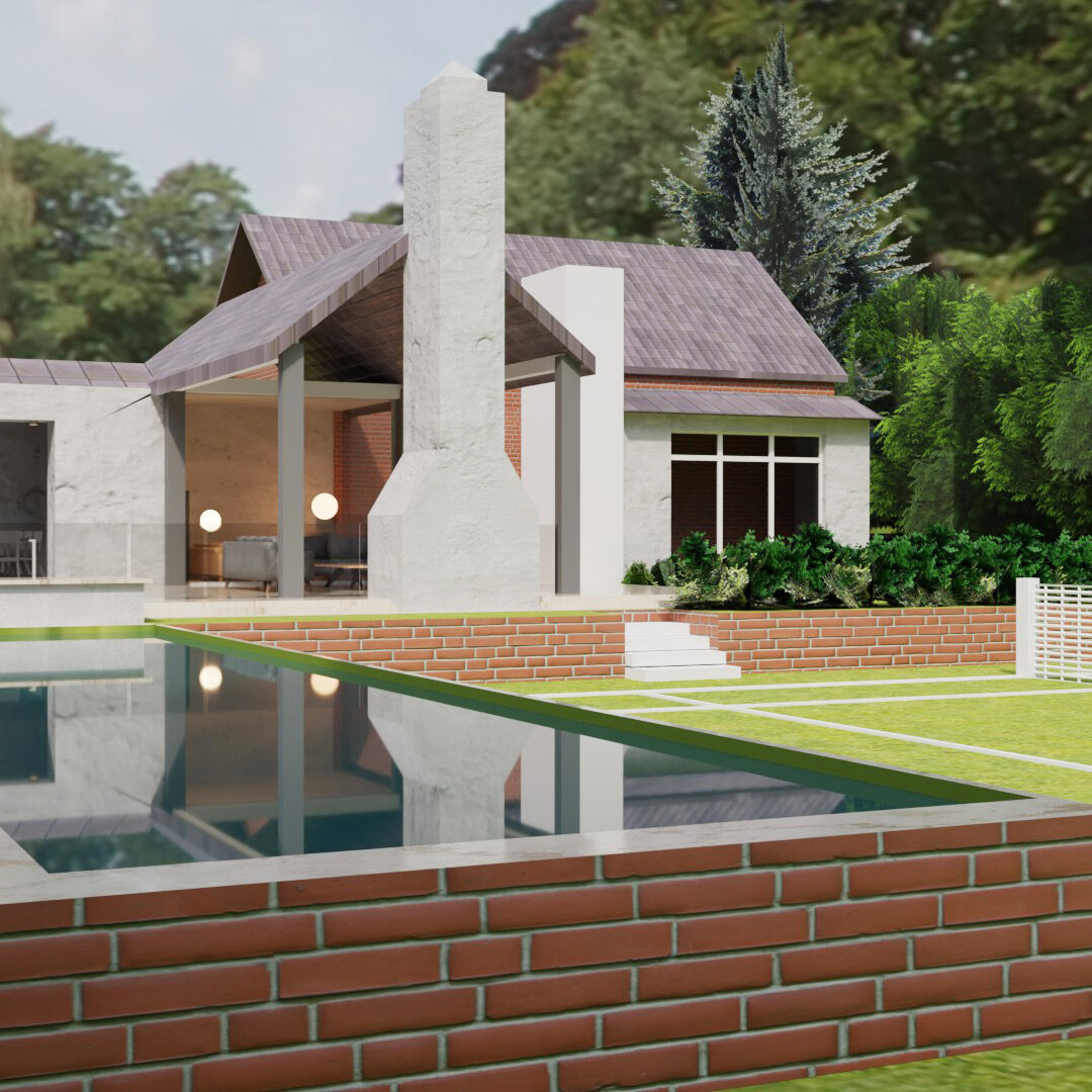 ArtStation - Game-Ready House Environment scene