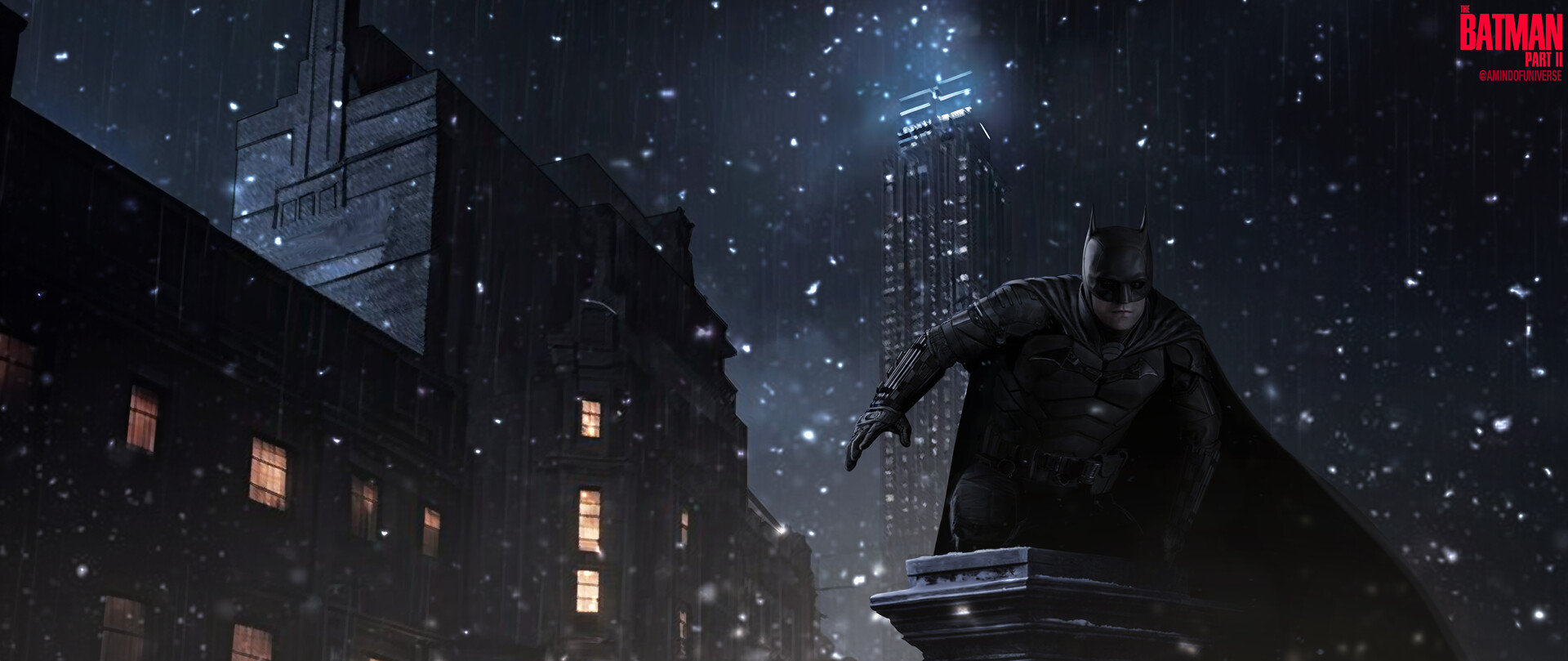 ArtStation - The Batman Part 2 - Winter themed Concept art.