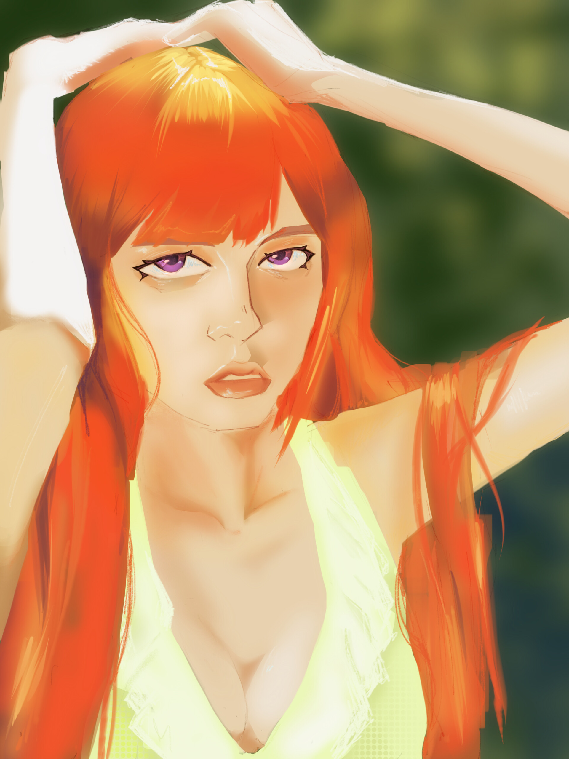 ArtStation - Red Hair Study