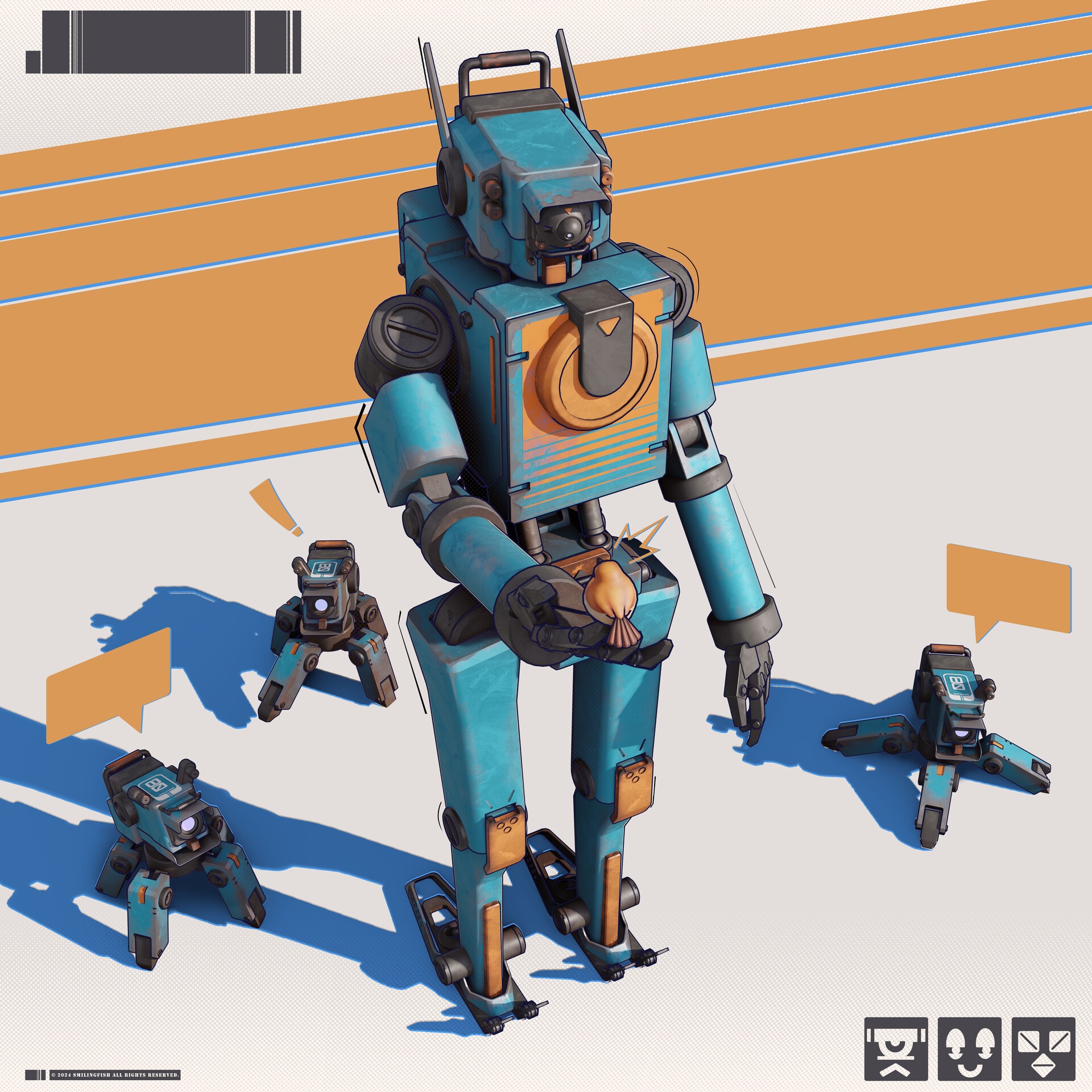 ArtStation - ROBOT FAMILY