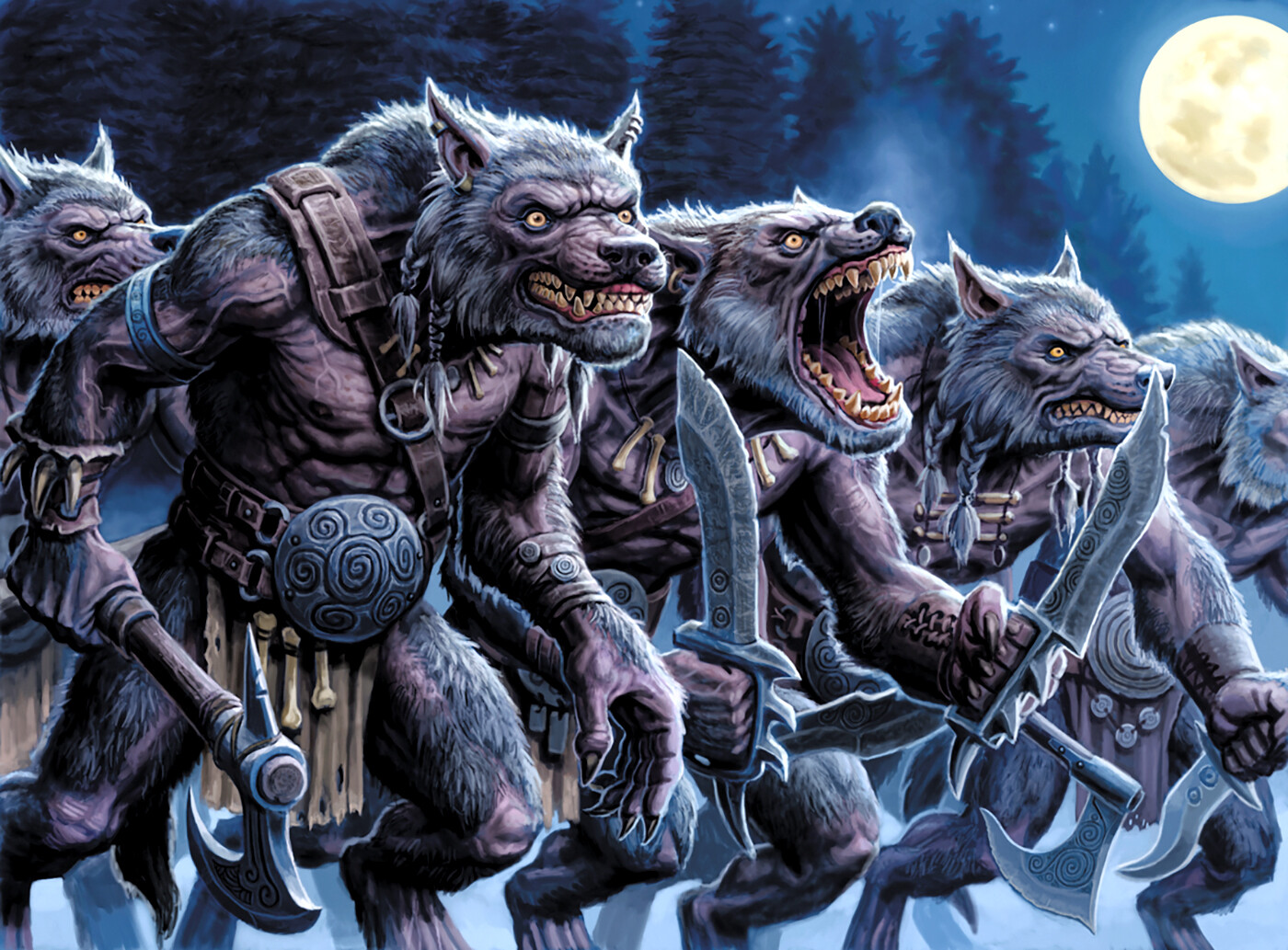 ArtStation - Lesser Werewolves