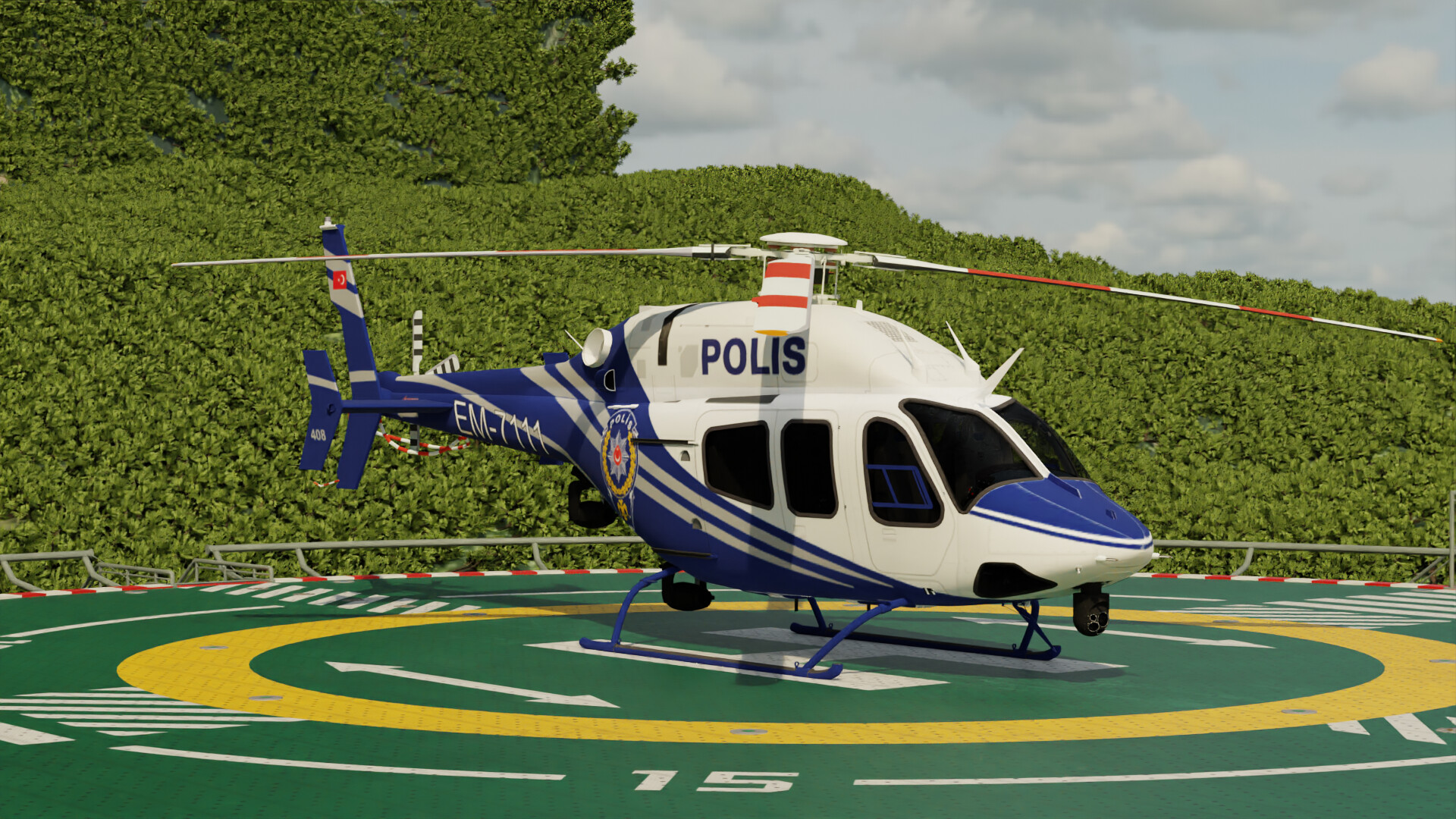 ArtStation - Bell 429 - Turkish Police Organization