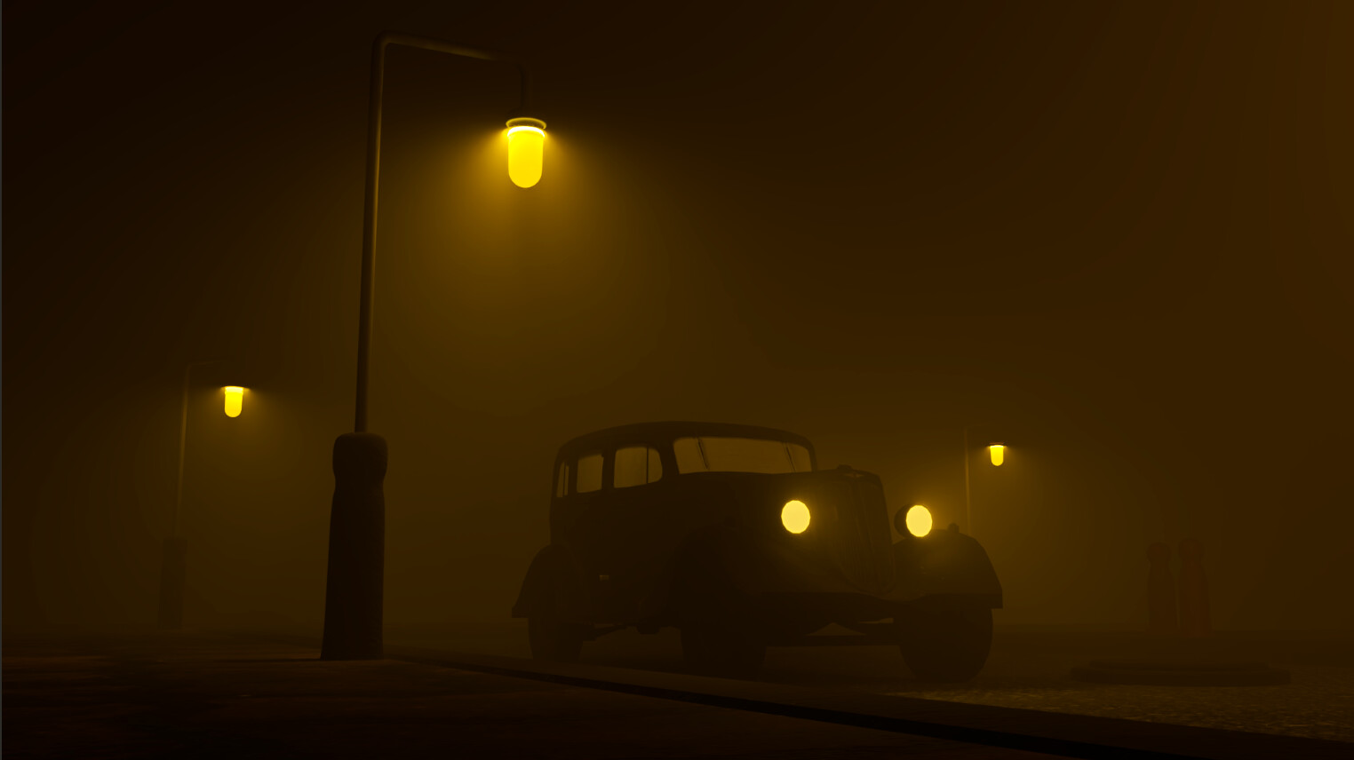 ArtStation - Midnight Empty Street