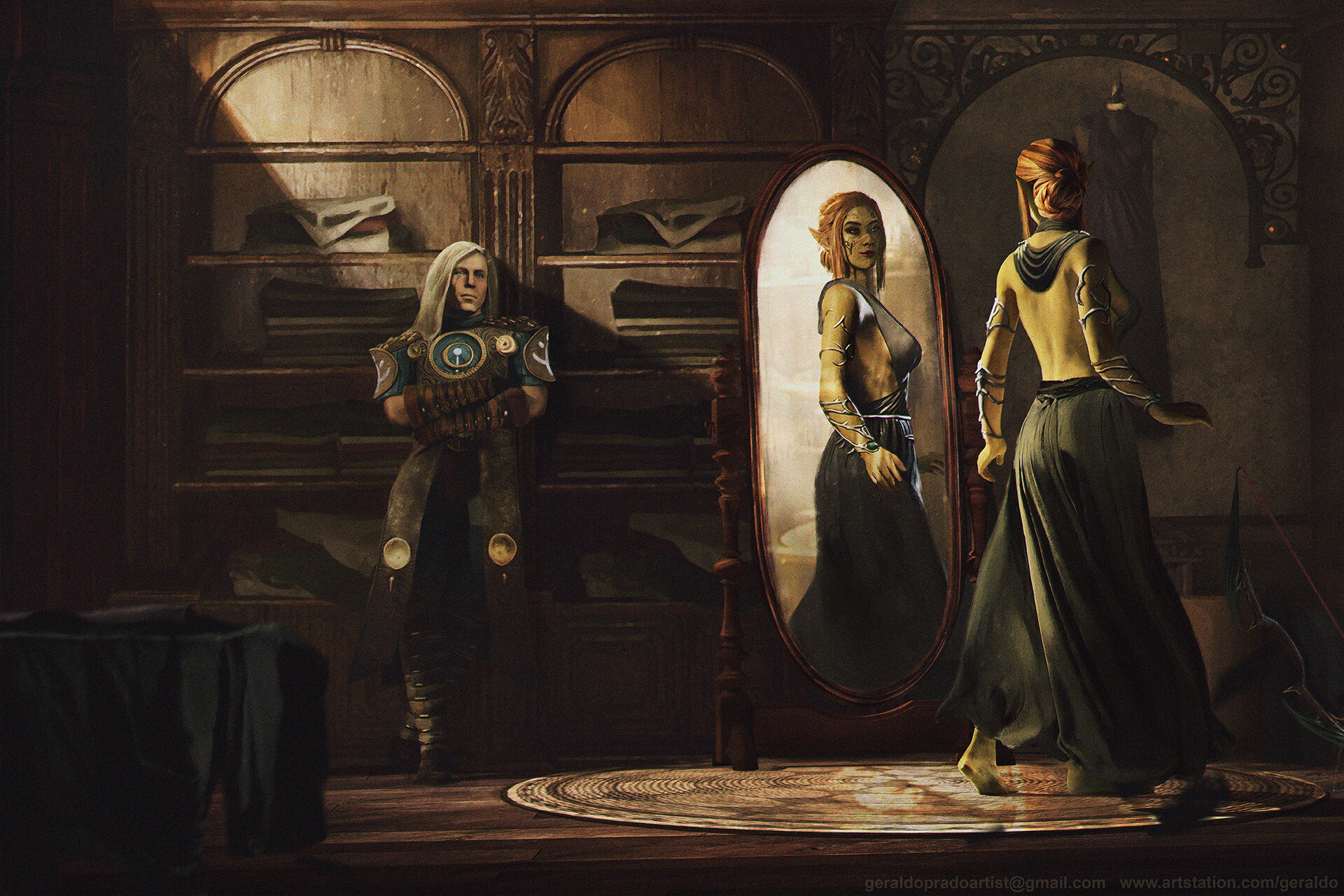 ArtStation - Baldurs Gate Fanart Commission.