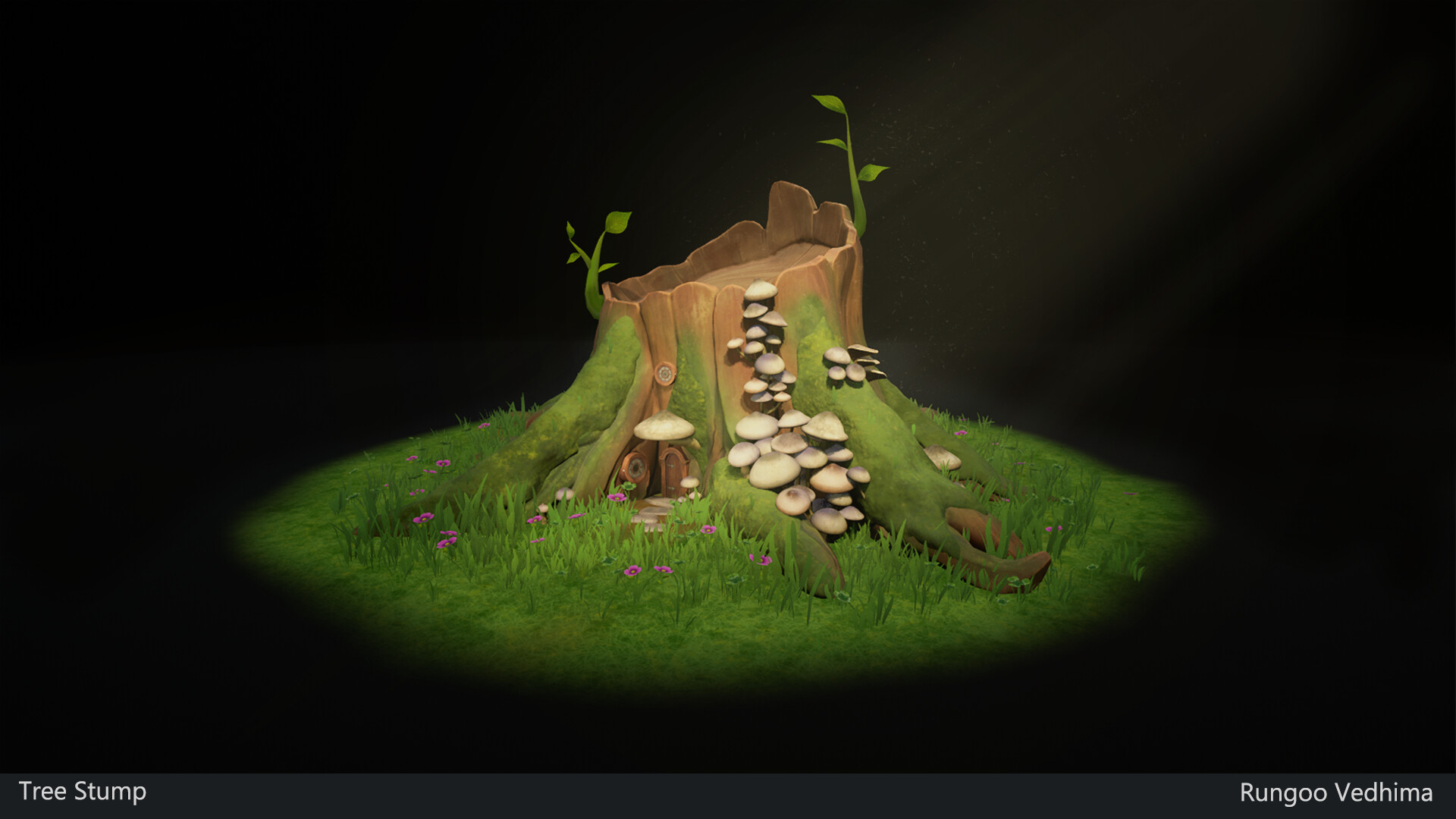 ArtStation - Tree Stump