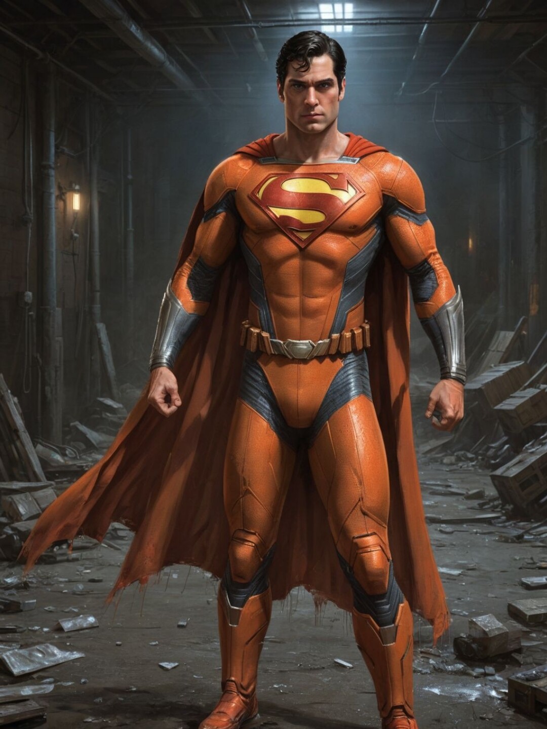 orange superman