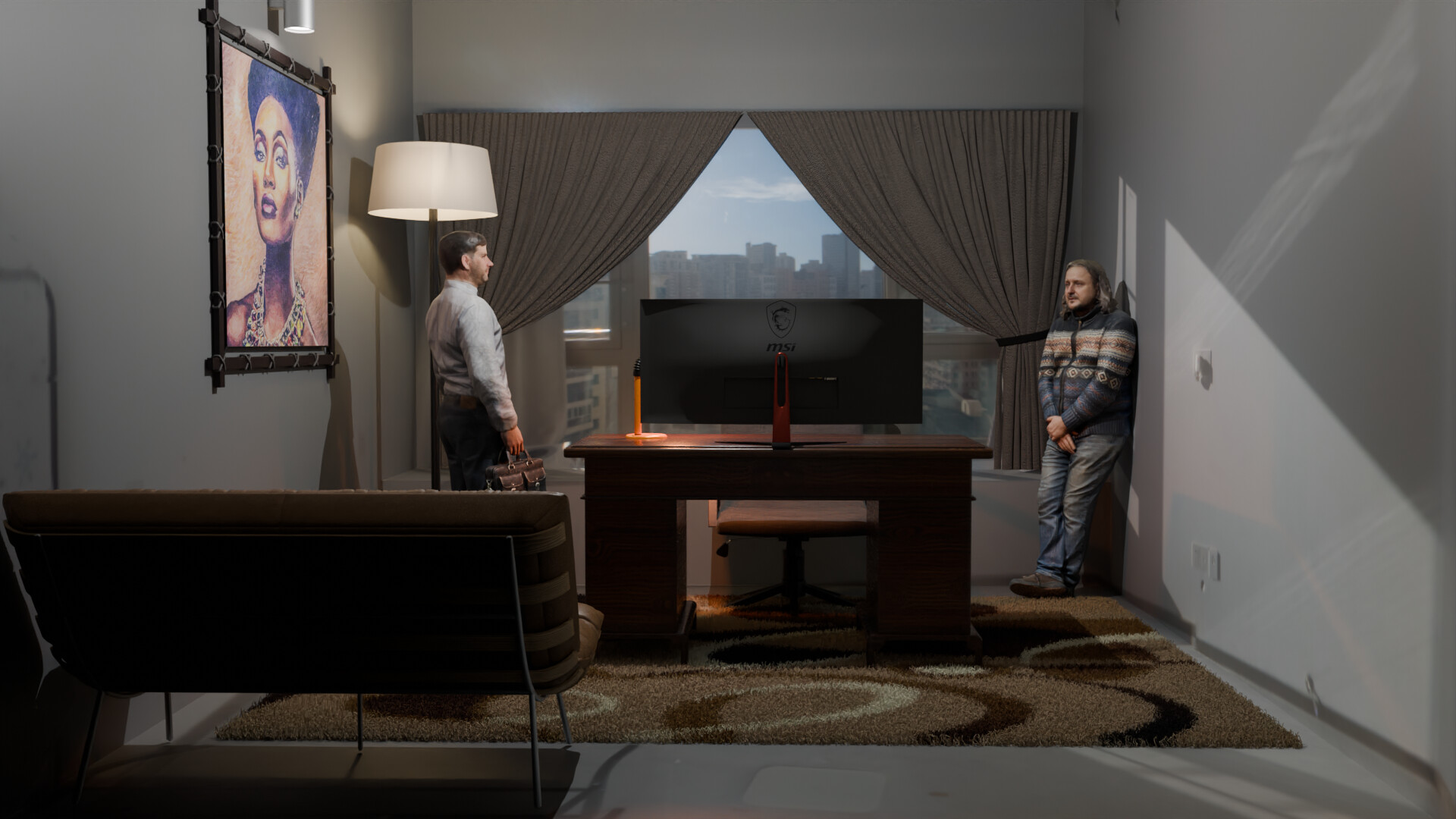 ArtStation - The Office - 3D Scene (Blender)
