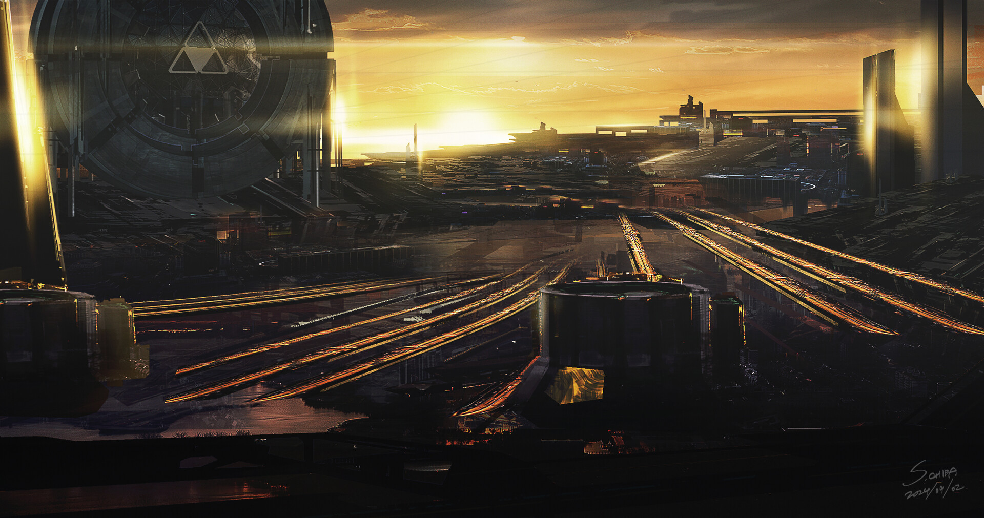 ArtStation - concept art sciFi 2D digital paint photo bash