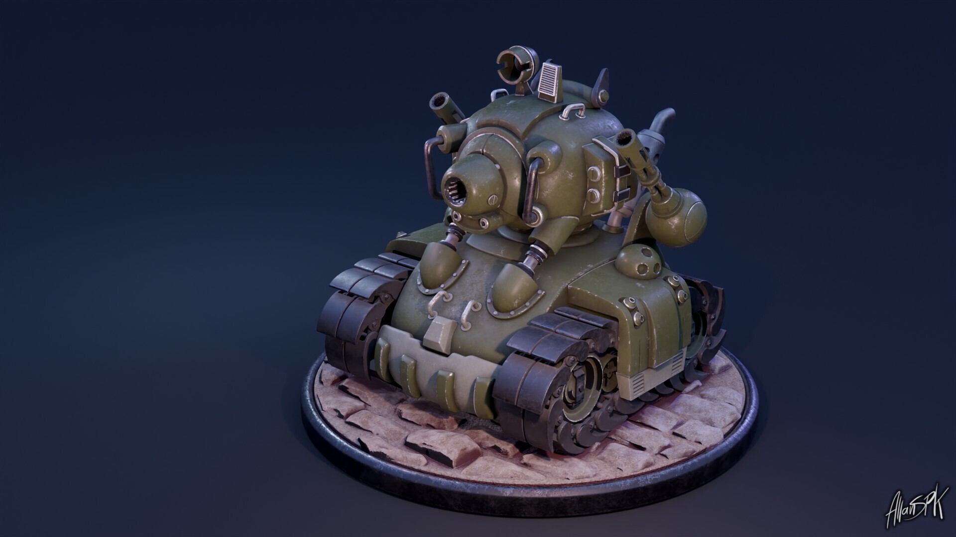 ArtStation - Metal Slug Super Vehicle-001 Tank