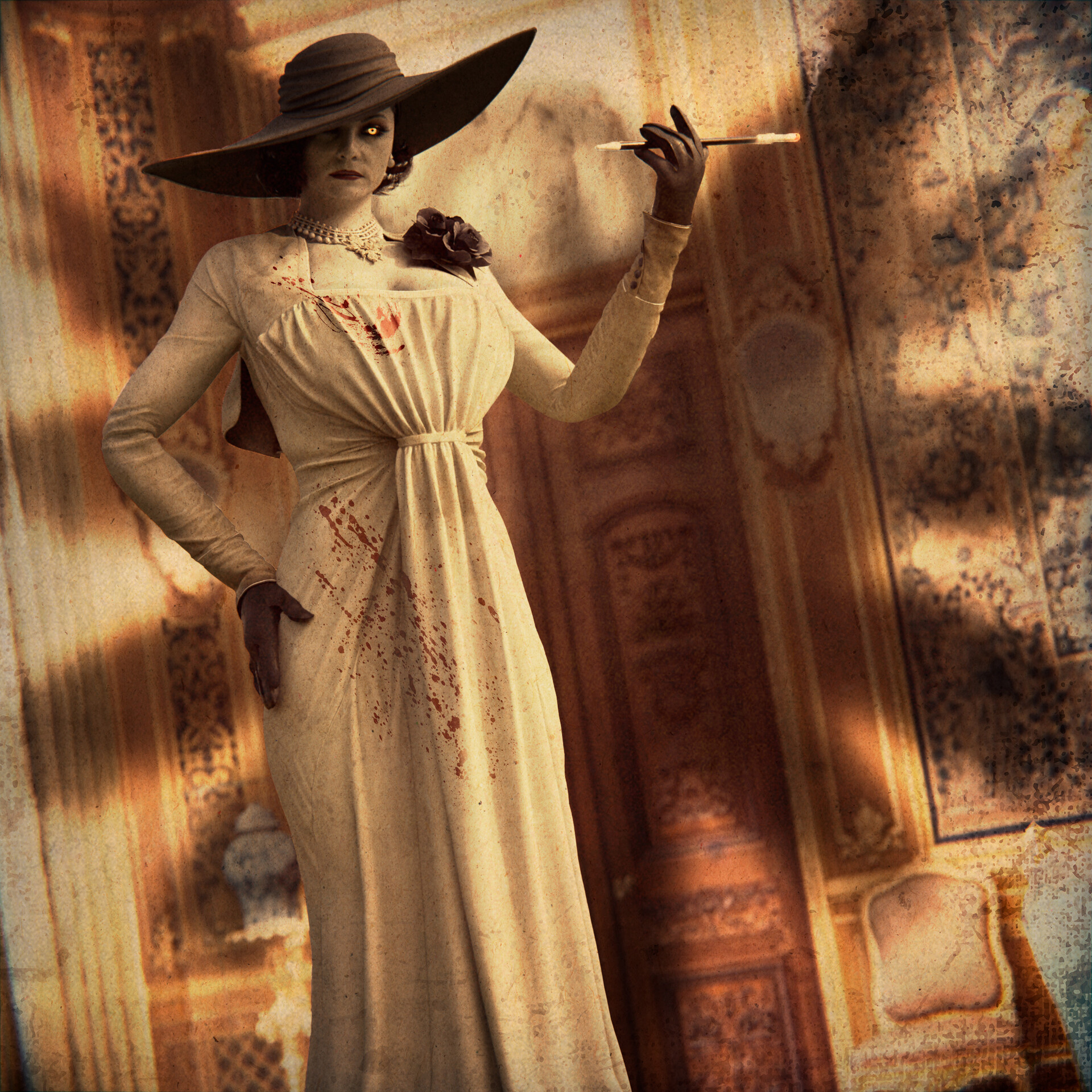 ArtStation - Lady Dimitrescu Artwork | Resident Evil Village