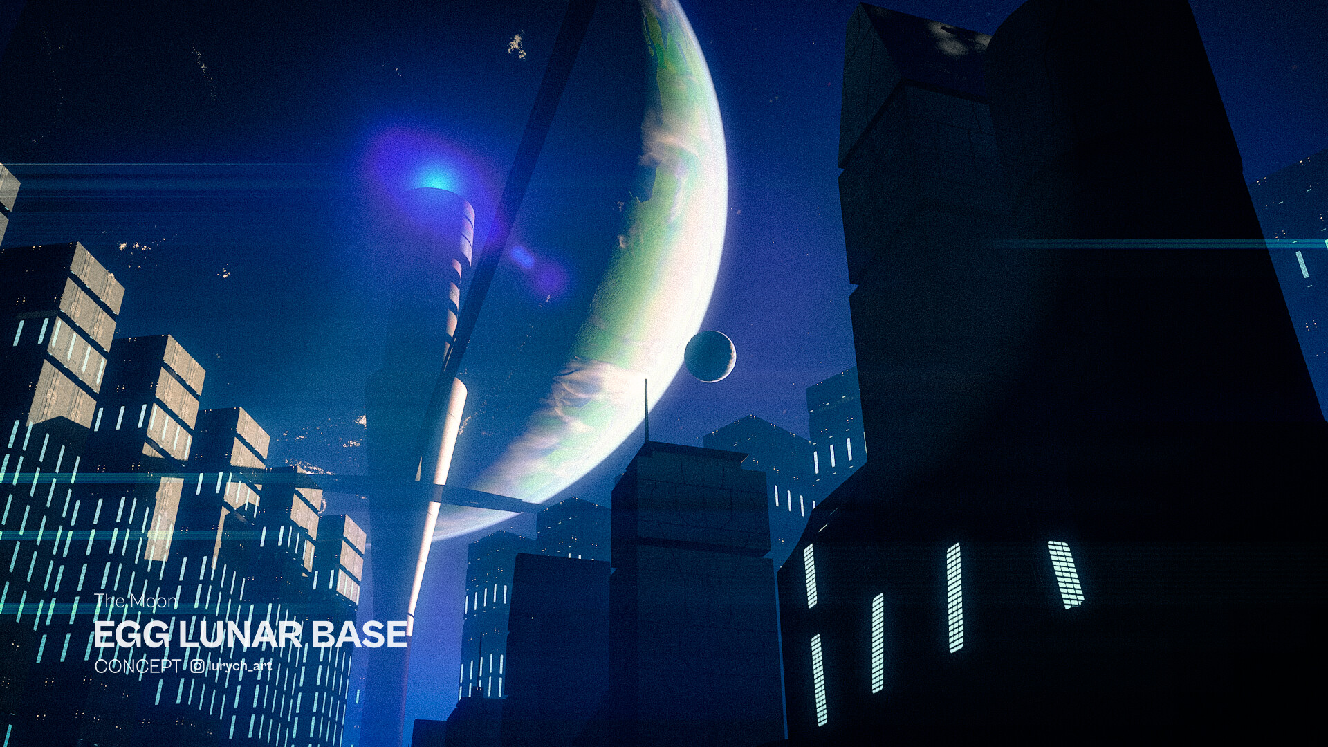 ArtStation - EGG LUNAR BASE | Sonic The Hedgehog Concepts