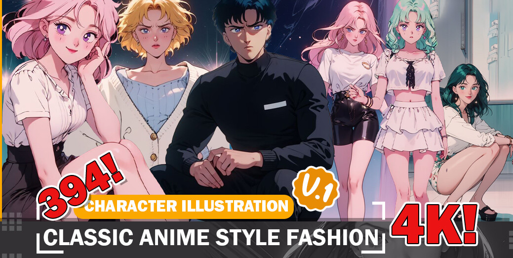 4K Anime Reference Art for Artists and Enthusiasts - 394 Classic Anime ...
