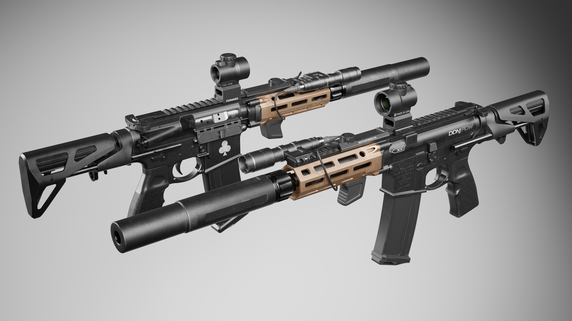 ArtStation - PDW 300 BLACKOUT