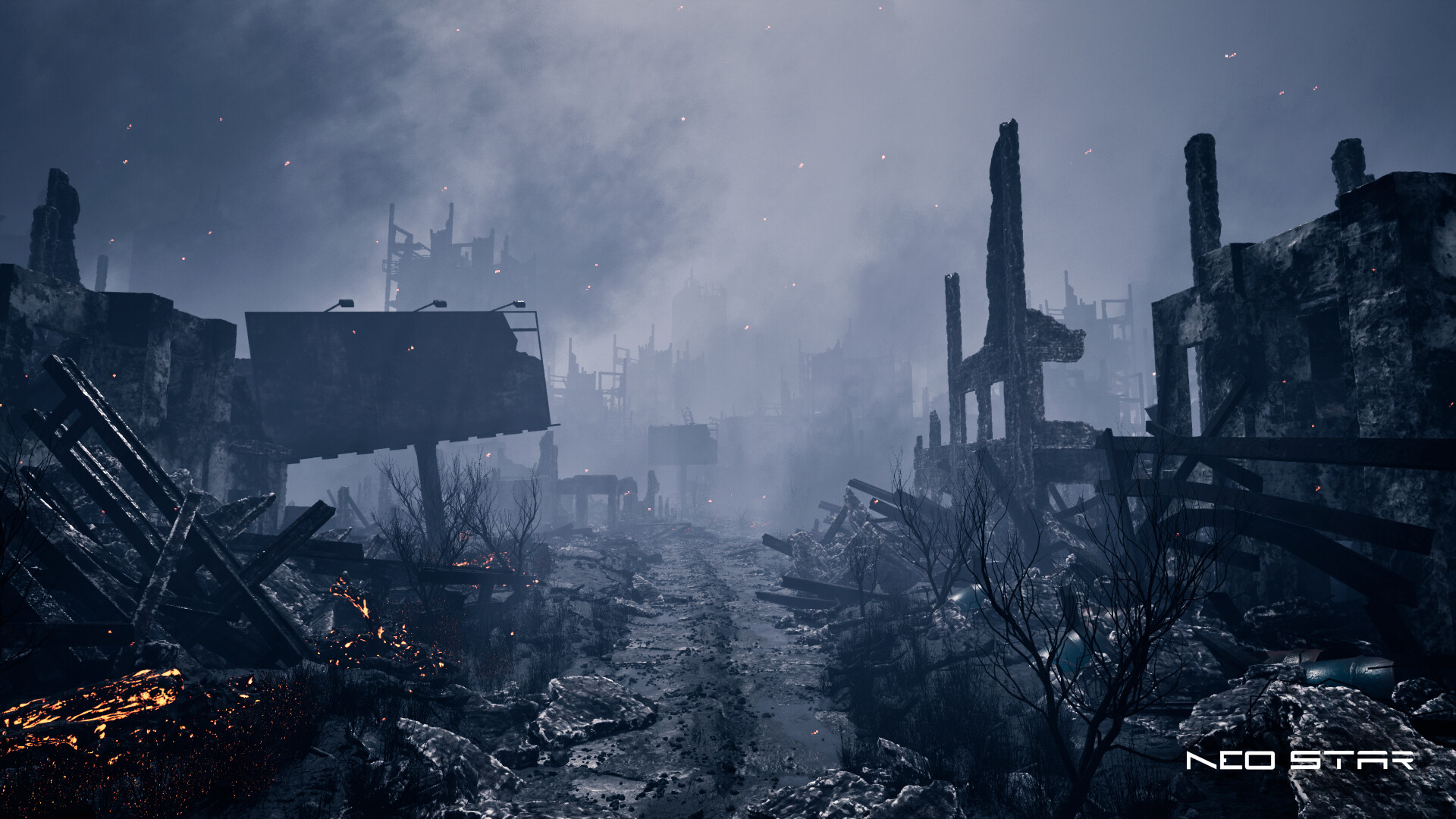 ArtStation - Post Battle Ruins