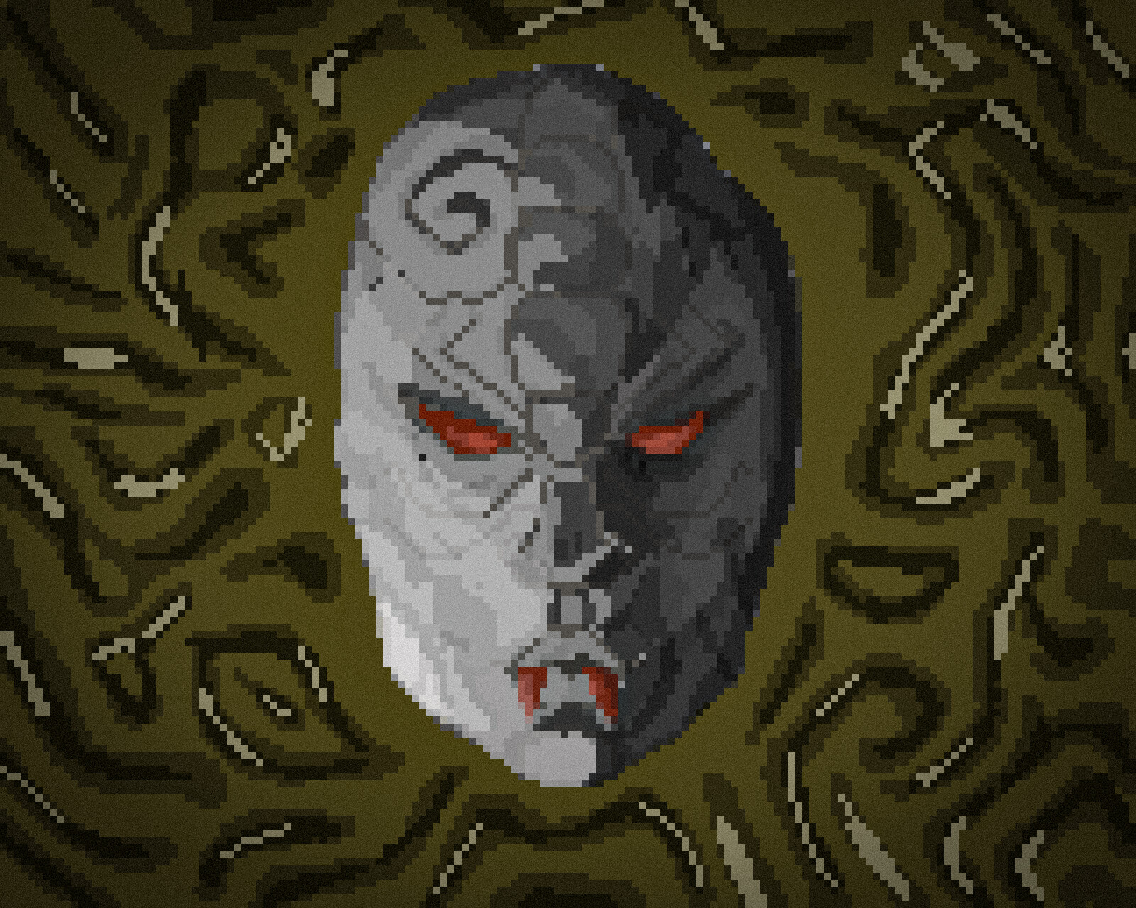 ArtStation - JOJO mask pixel art