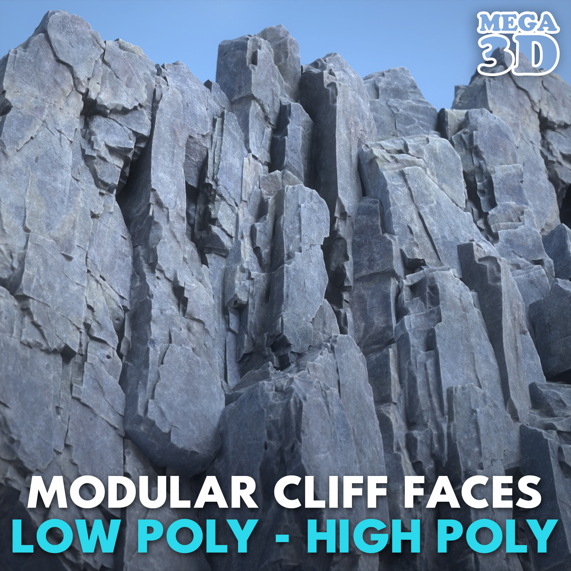 ArtStation - 6 Modular Cliff Faces - 240915
