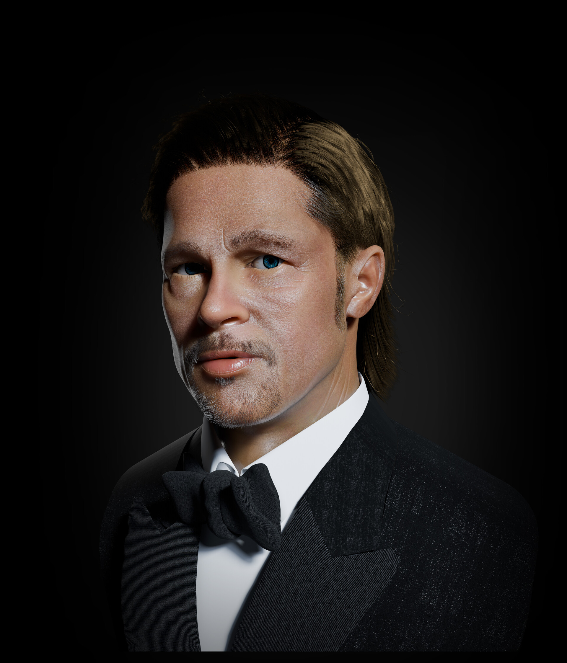 ArtStation - Brad Pitt likeness