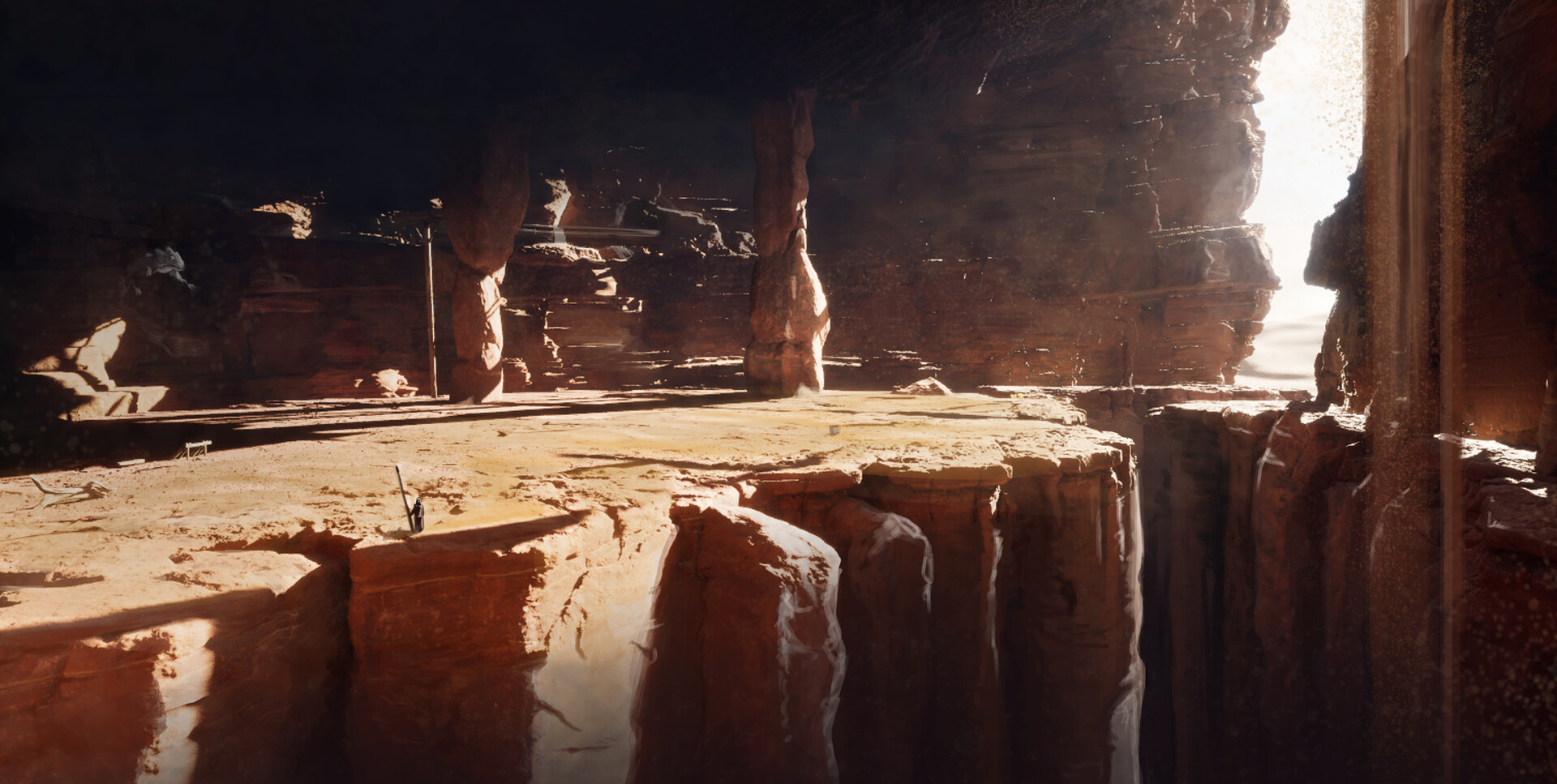 ArtStation - Mine cliff