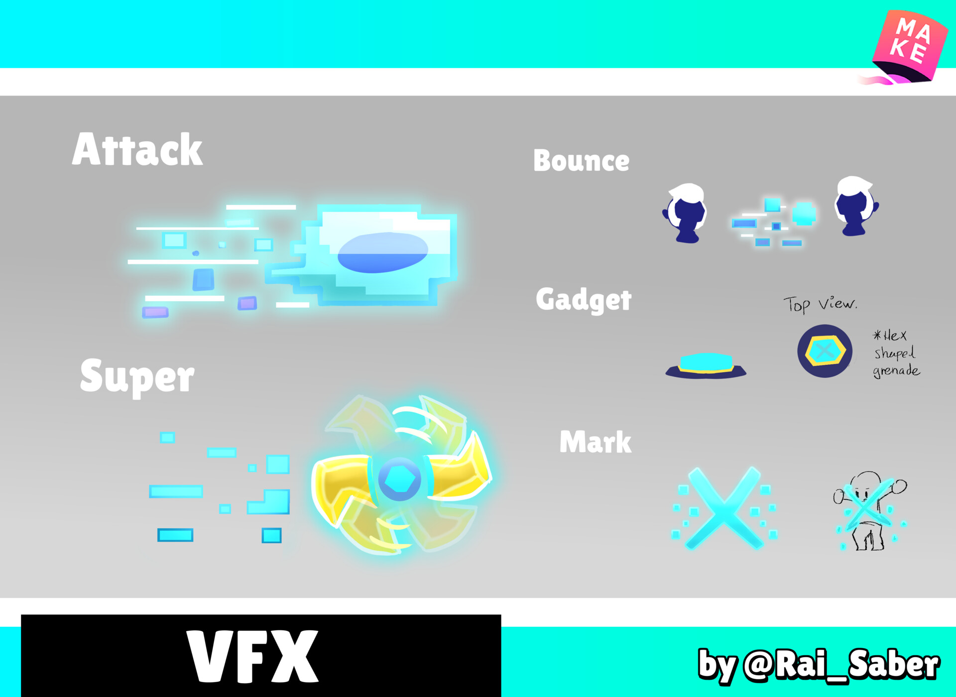 Rai~Saber - Dimension Walker Belle - Supercell Make entry