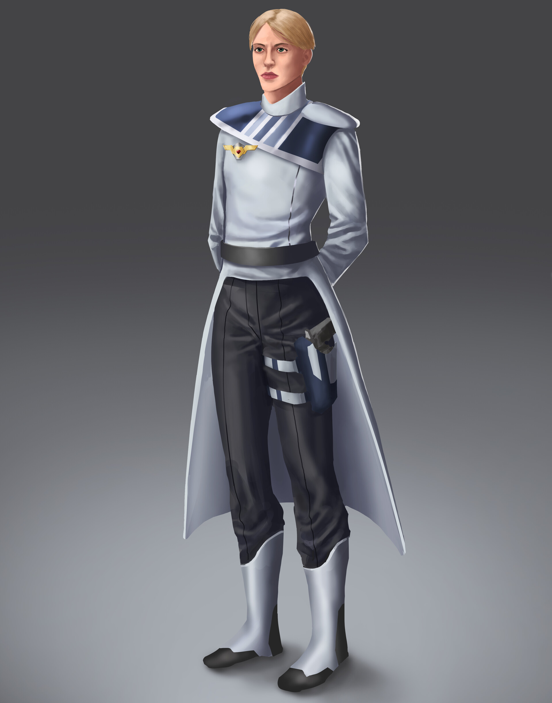 ArtStation - Sci-fi Officer Concept