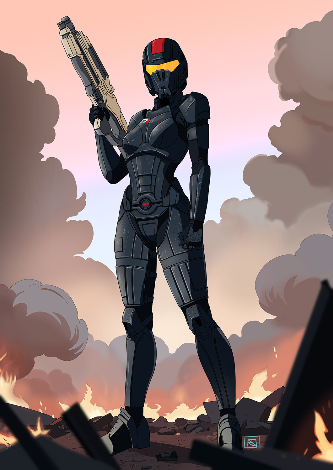 ArtStation - Female Shepard - Mass Effect - Fanart