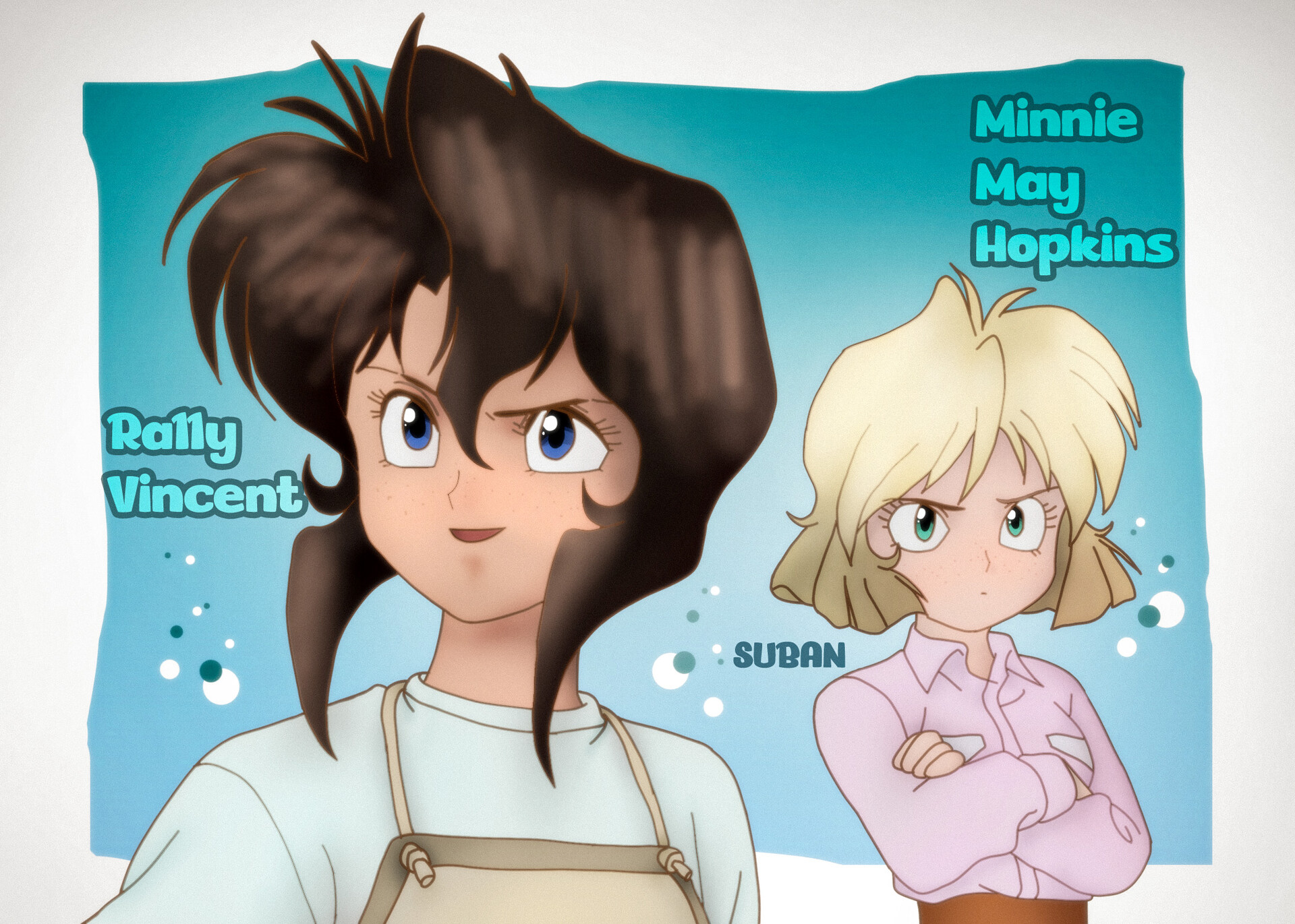 ArtStation - Gunsmith Cats Rally and May Fanart