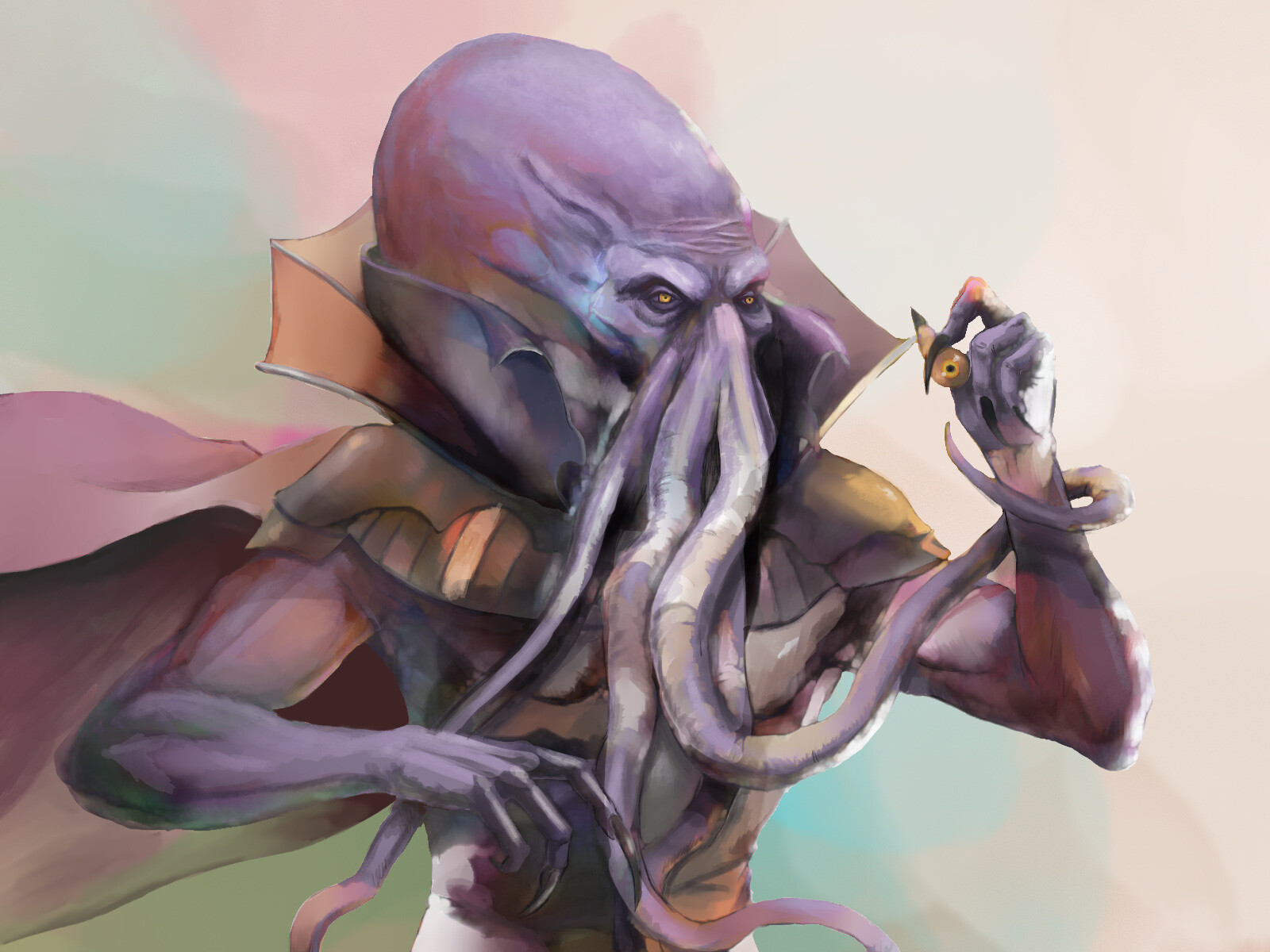 ArtStation - Mind Flayer with the Eye of Vecna
