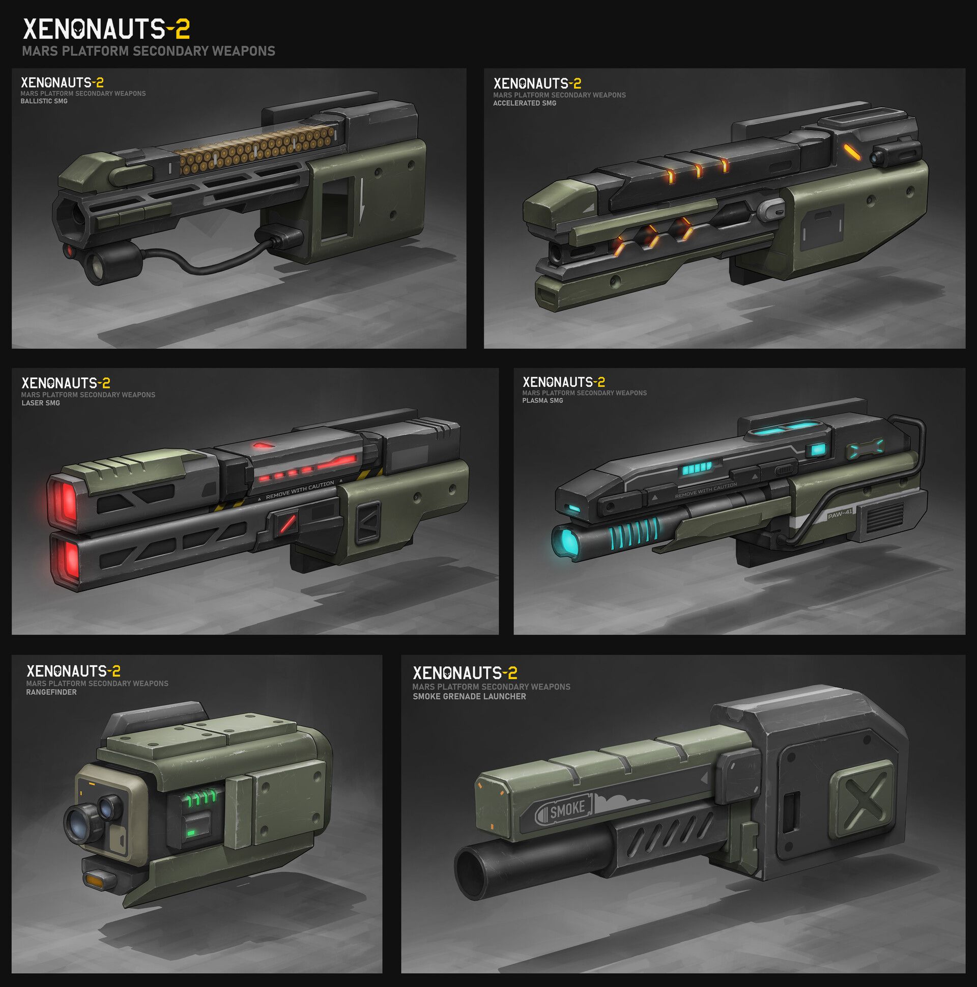 Teo Chee Kia - Xenonauts 2 - MARS Platform Weapons & Equipment