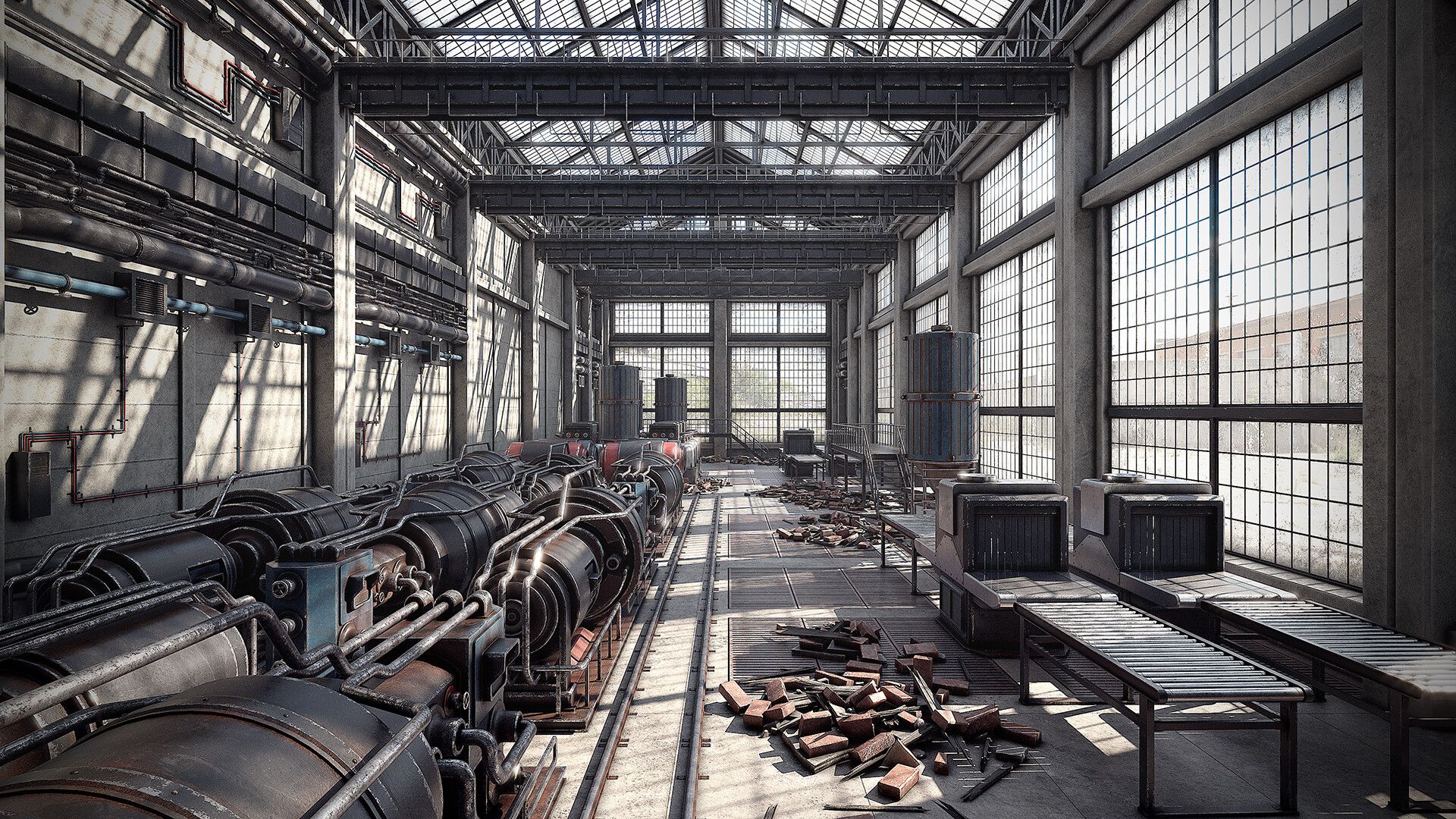 Abandoned Factory 1 By Abandoned Factory In An Old Decaying Part Of