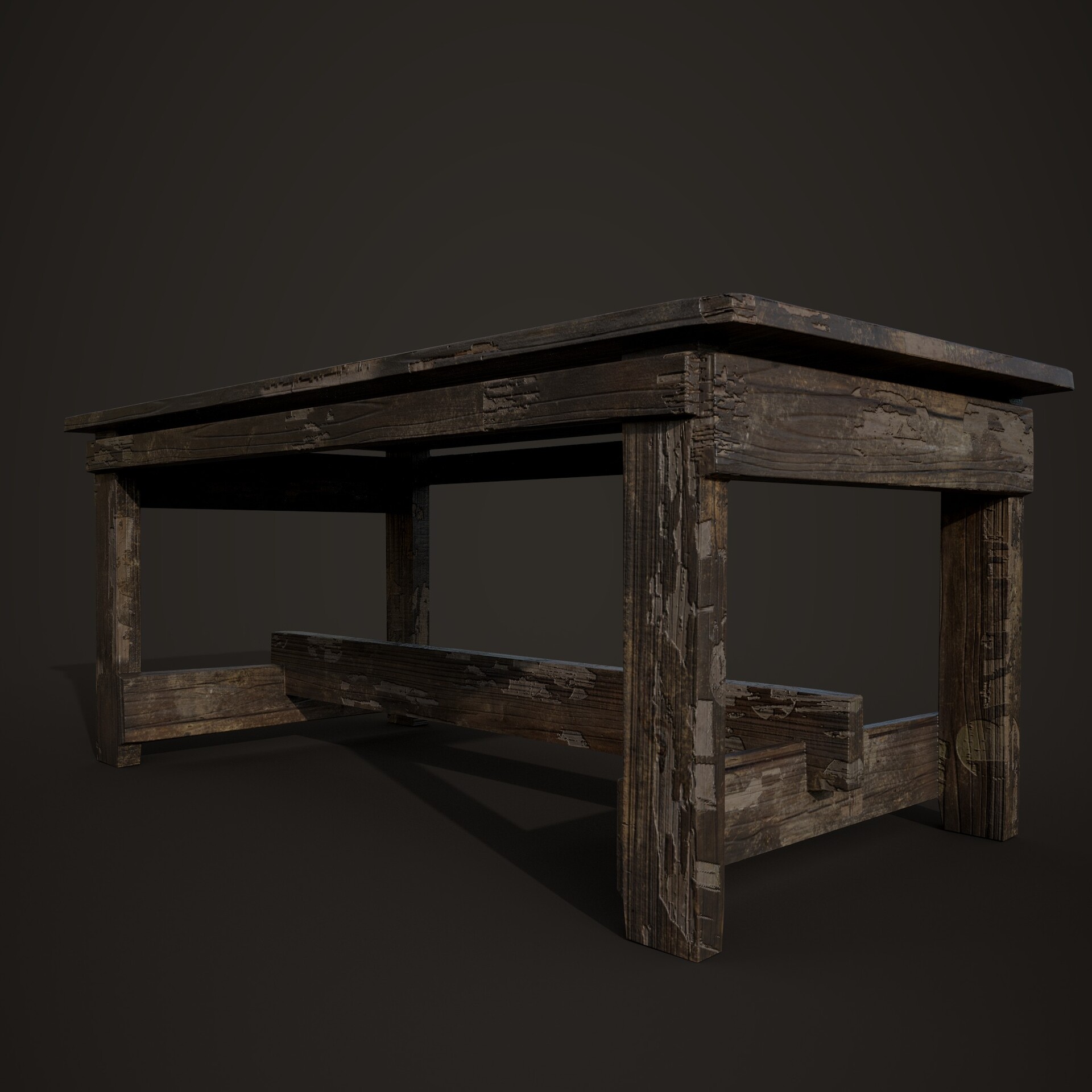 ArtStation - Wooden_Table