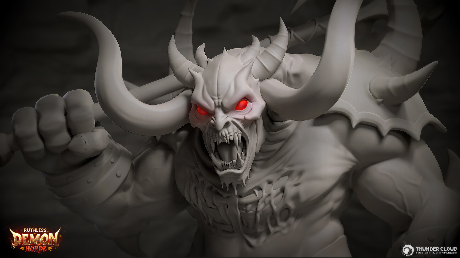 Thunder Cloud Studio - Demon Beast - Highpoly Showcase