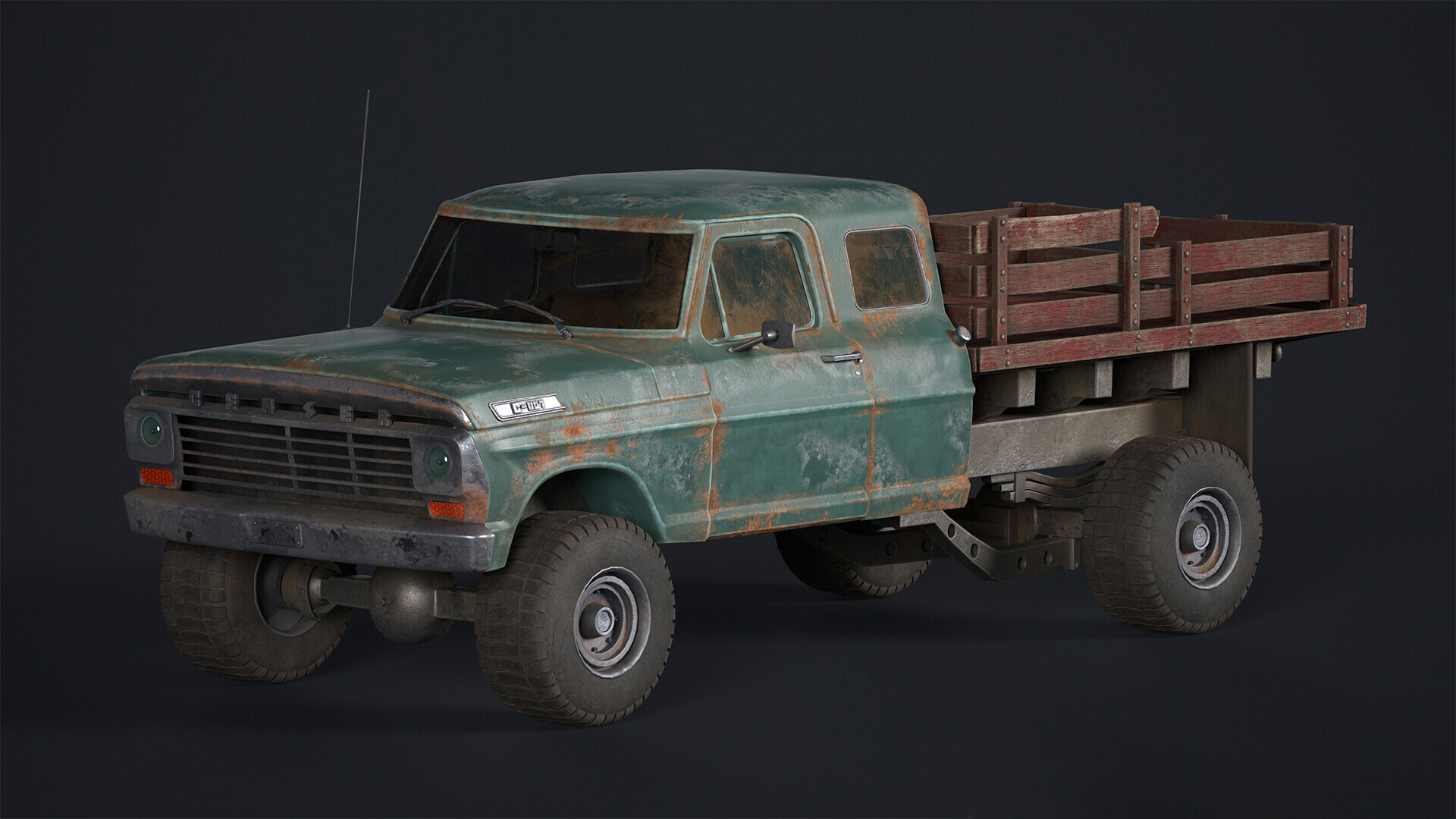 ArtStation - Pickup Truck - Texturing