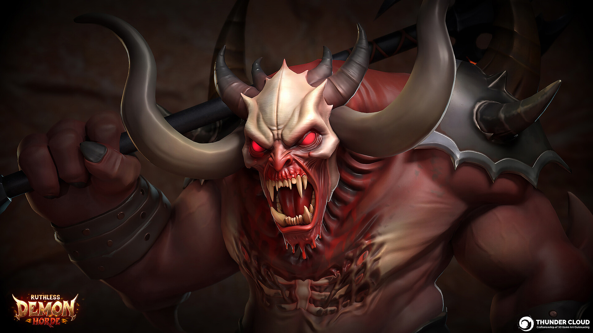 Thunder Cloud Studio - Demon Beast - Model & Texture Showcase