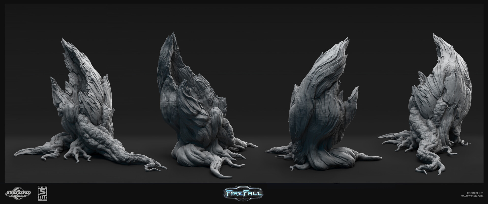 ArtStation - Firefall vegetation