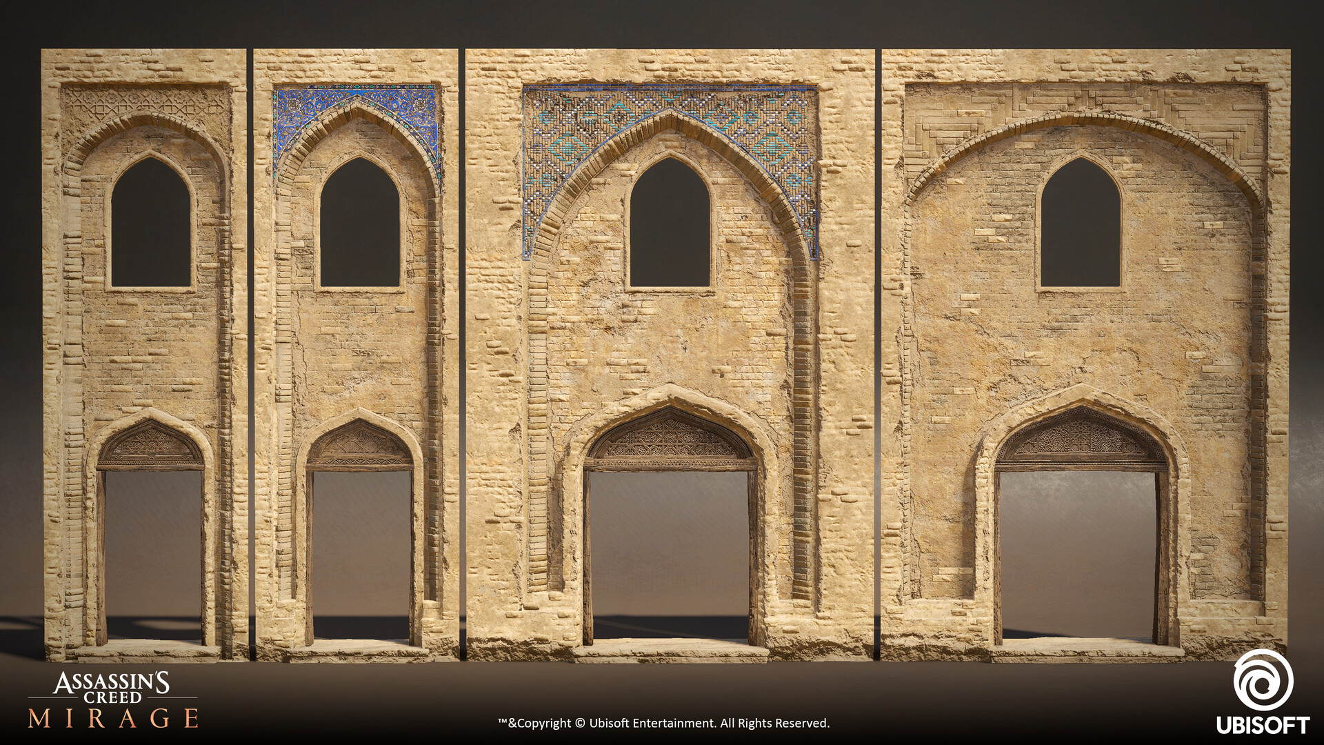 Detelin Yonchev - Assassin's Creed Mirage - Wall Asset Modeling