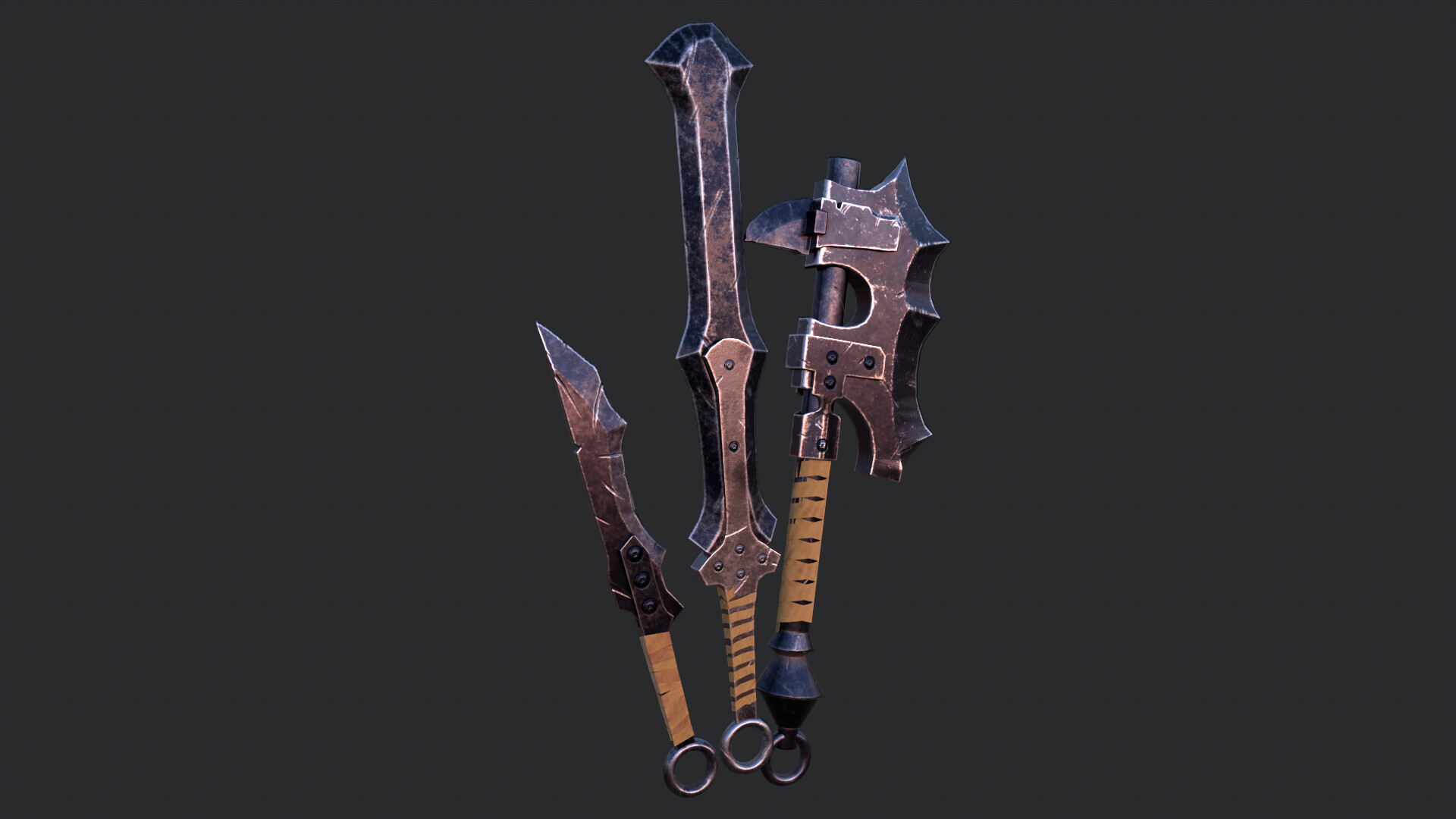 ArtStation - Stylized swords