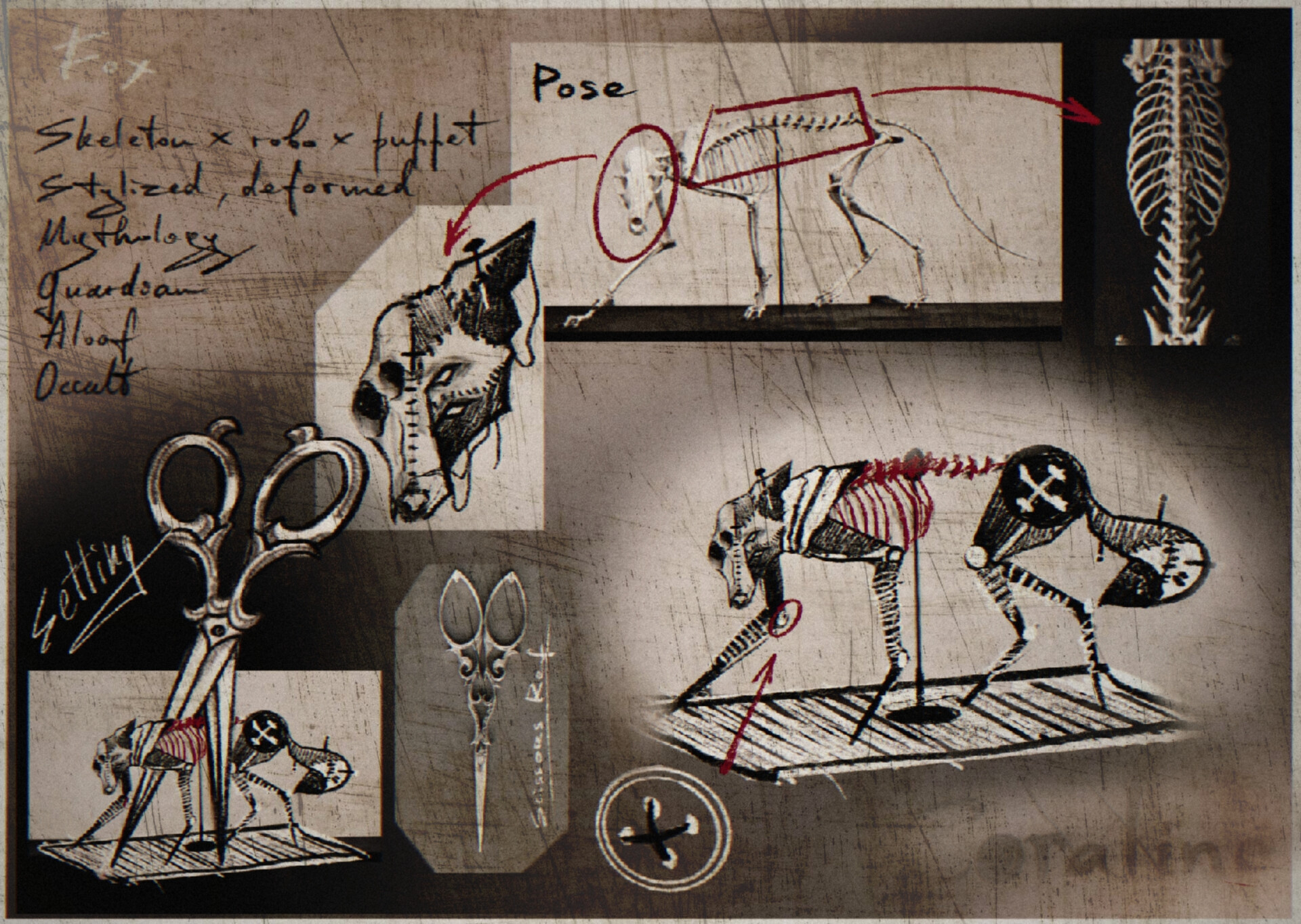 ArtStation - Wolf Chimera