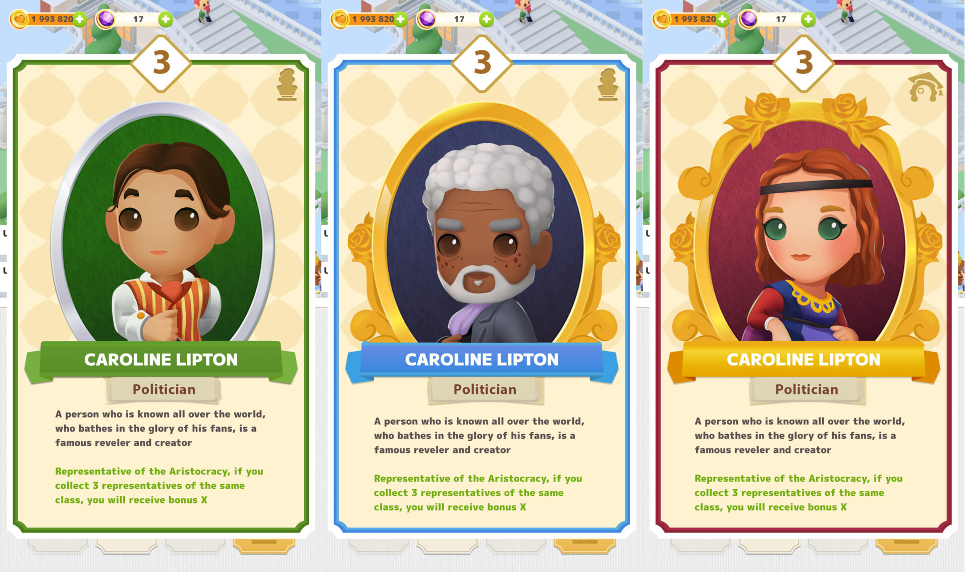 ArtStation - Regency. Card & Characters Design