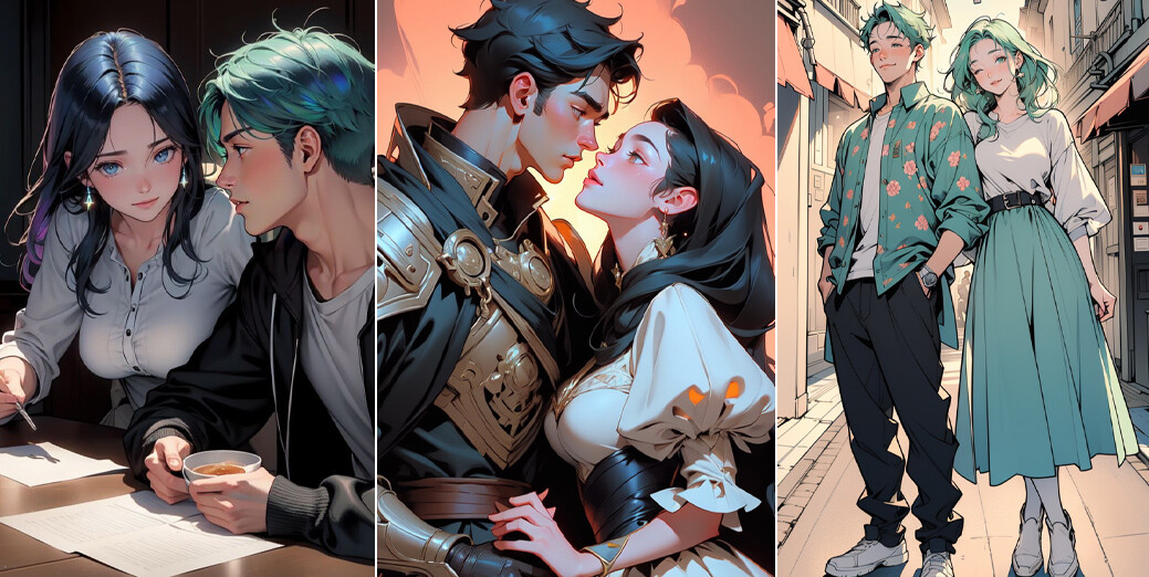 4K Anime Reference Art for Artists and Enthusiasts - 390 Anime Couple ...